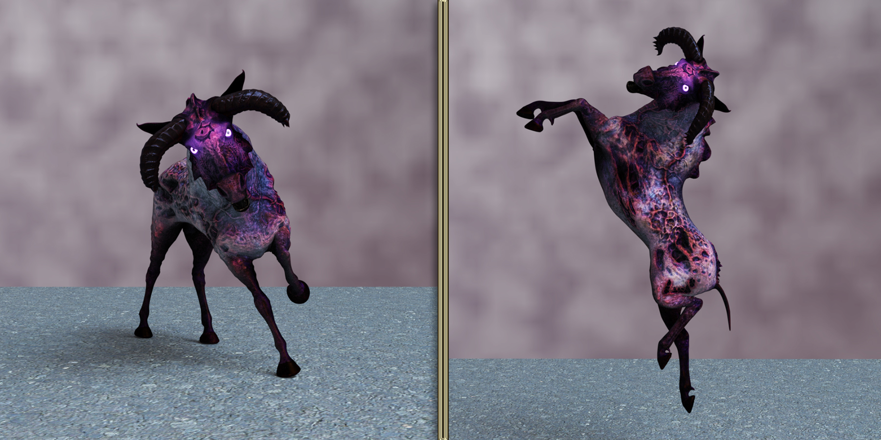 Hellish Ride Poses for ND Daemon Horse | Daz 3D
