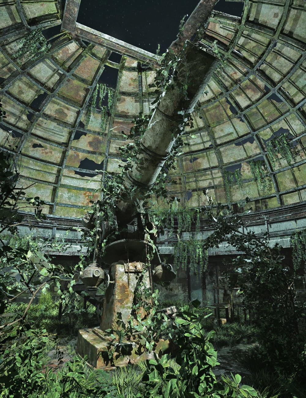 XI Forest Abandoned Observatory | Daz 3D