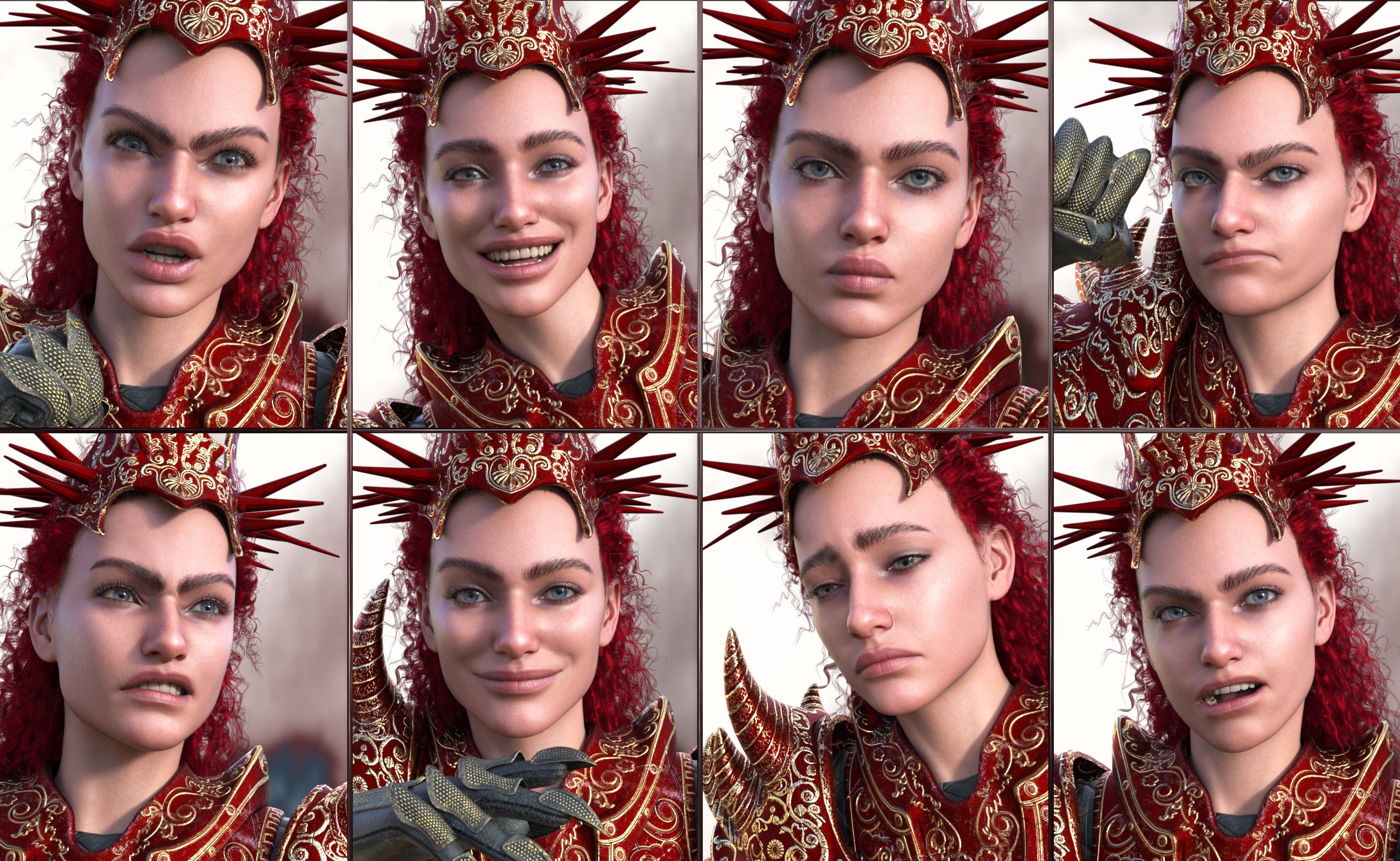 JW The Brave One Expressions for Sylvia 9 | Daz 3D