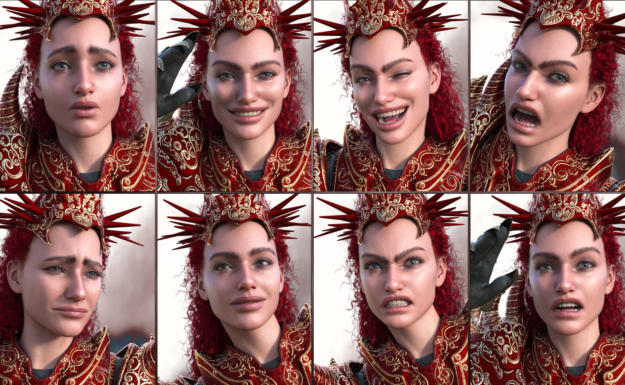JW The Brave One Expressions for Sylvia 9 | Daz 3D