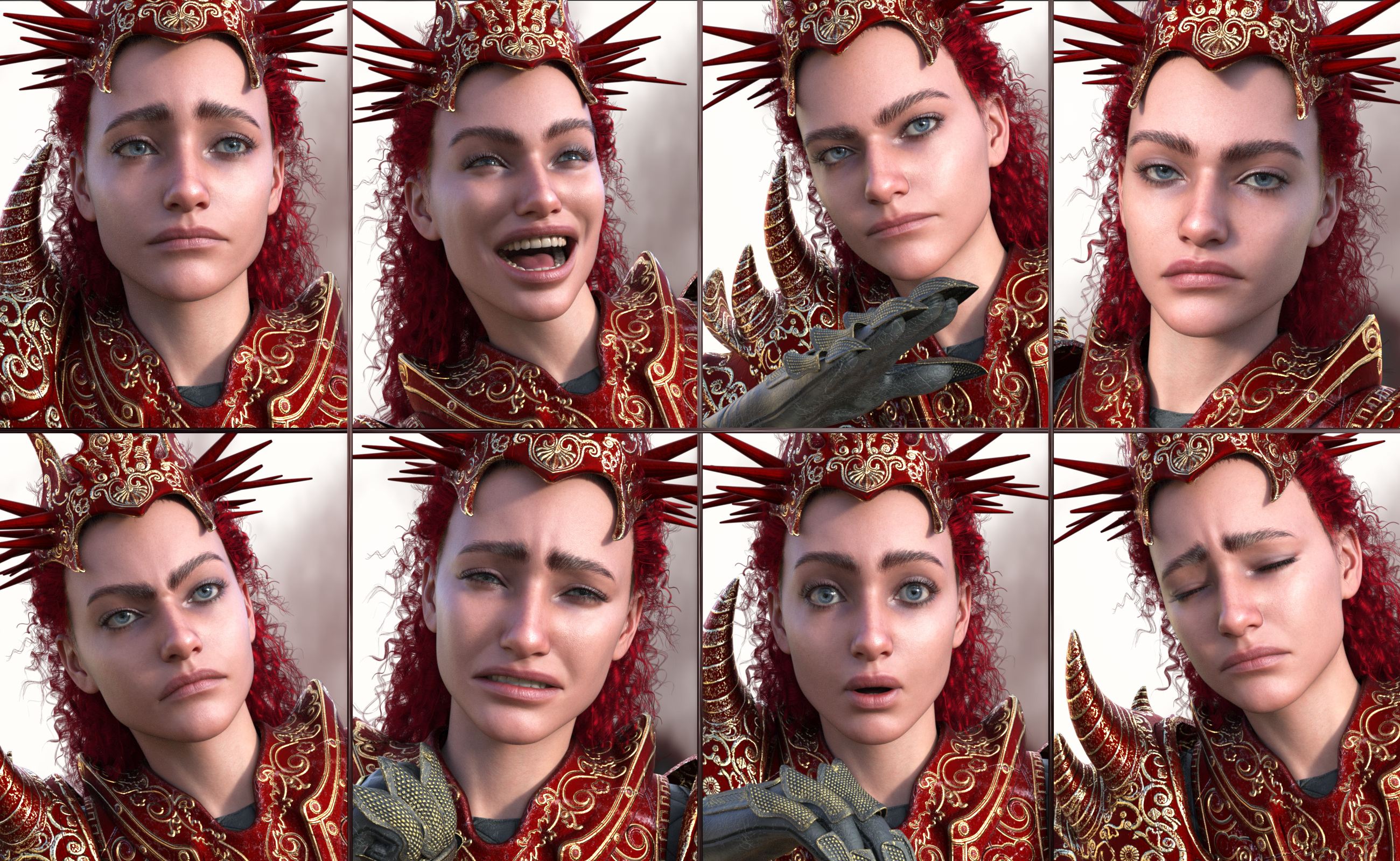 JW The Brave One Expressions for Sylvia 9 | Daz 3D