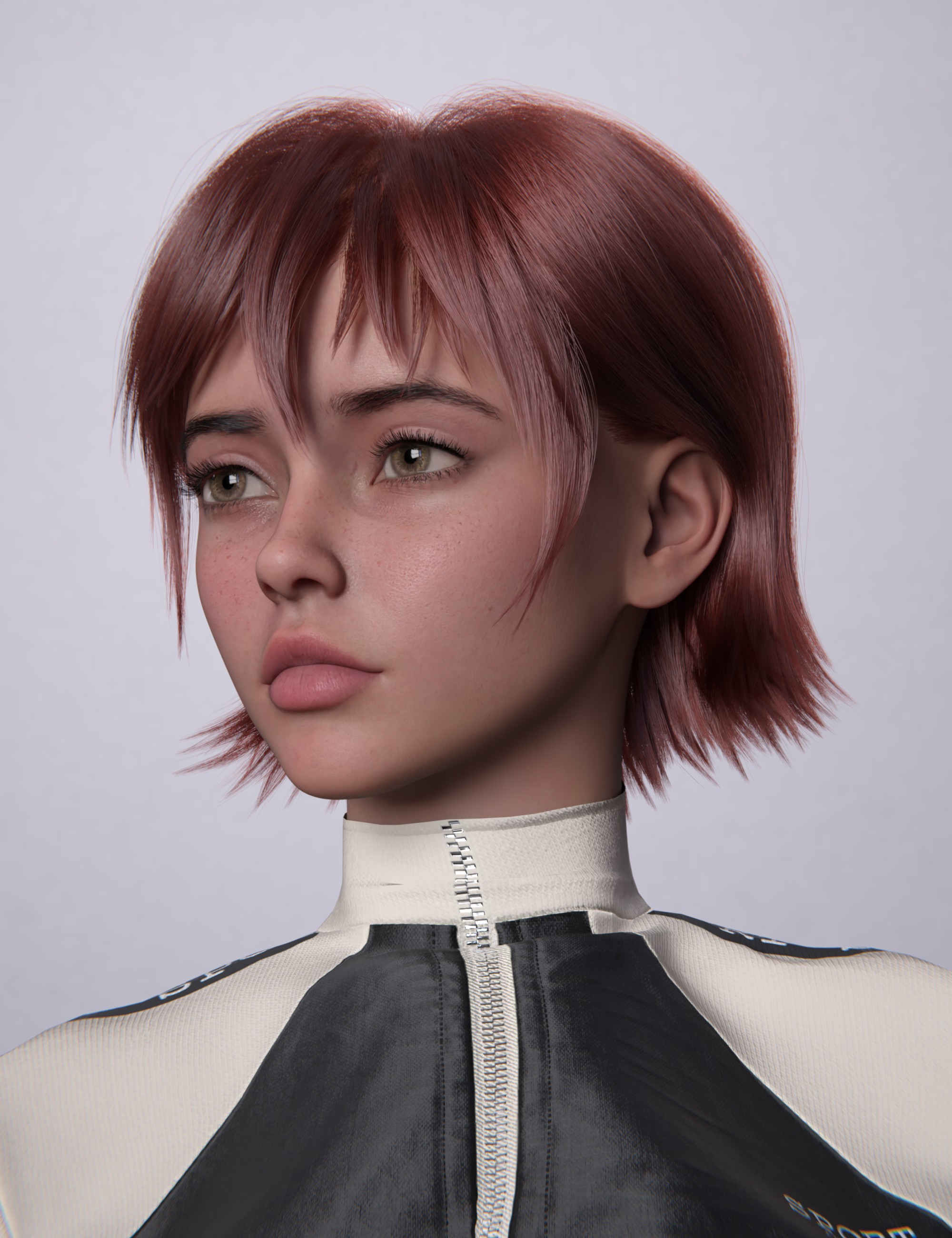 dForce AK Vibrant Hair for Genesis 9 | Daz 3D