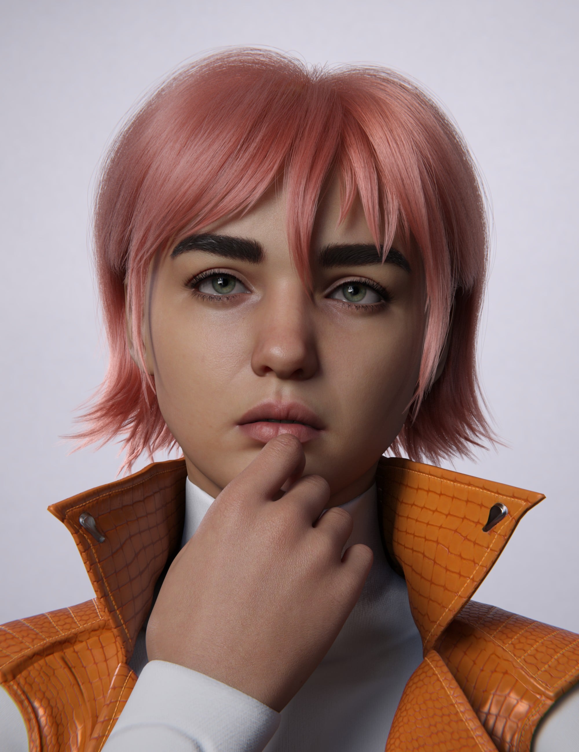 dForce AK Vibrant Hair for Genesis 9 | Daz 3D