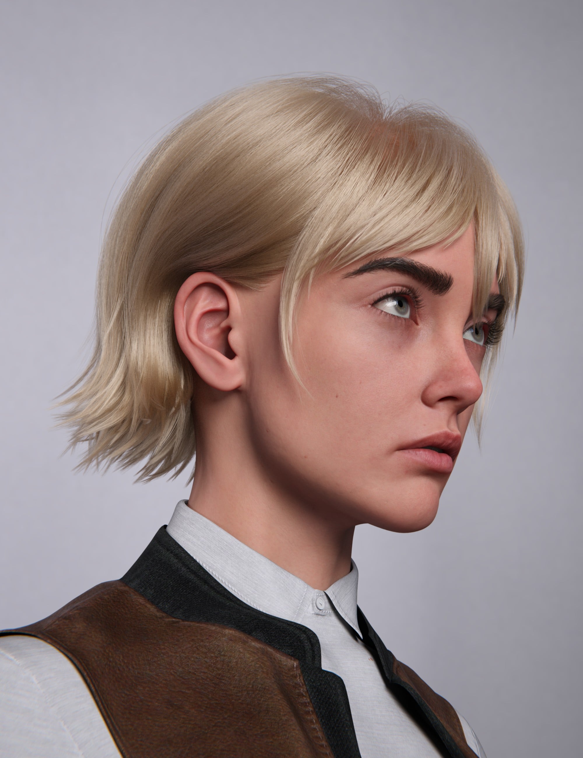 dForce AK Vibrant Hair for Genesis 9 | Daz 3D