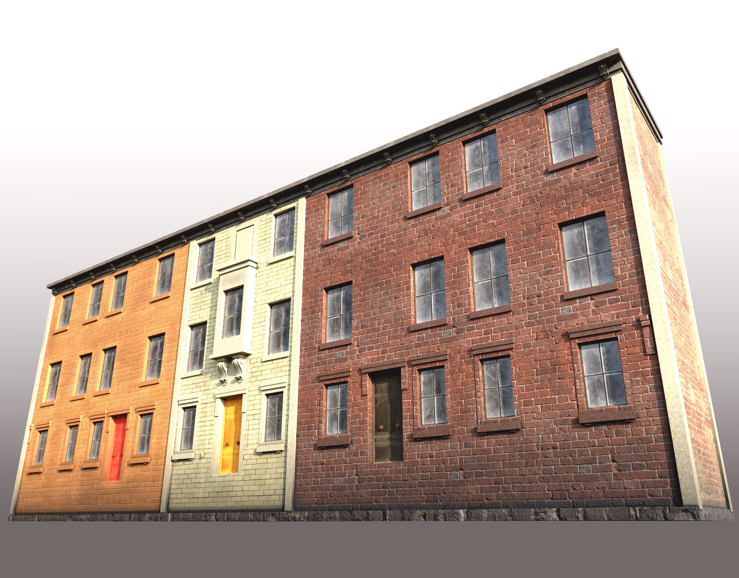 Brownstone Houses | Daz 3D