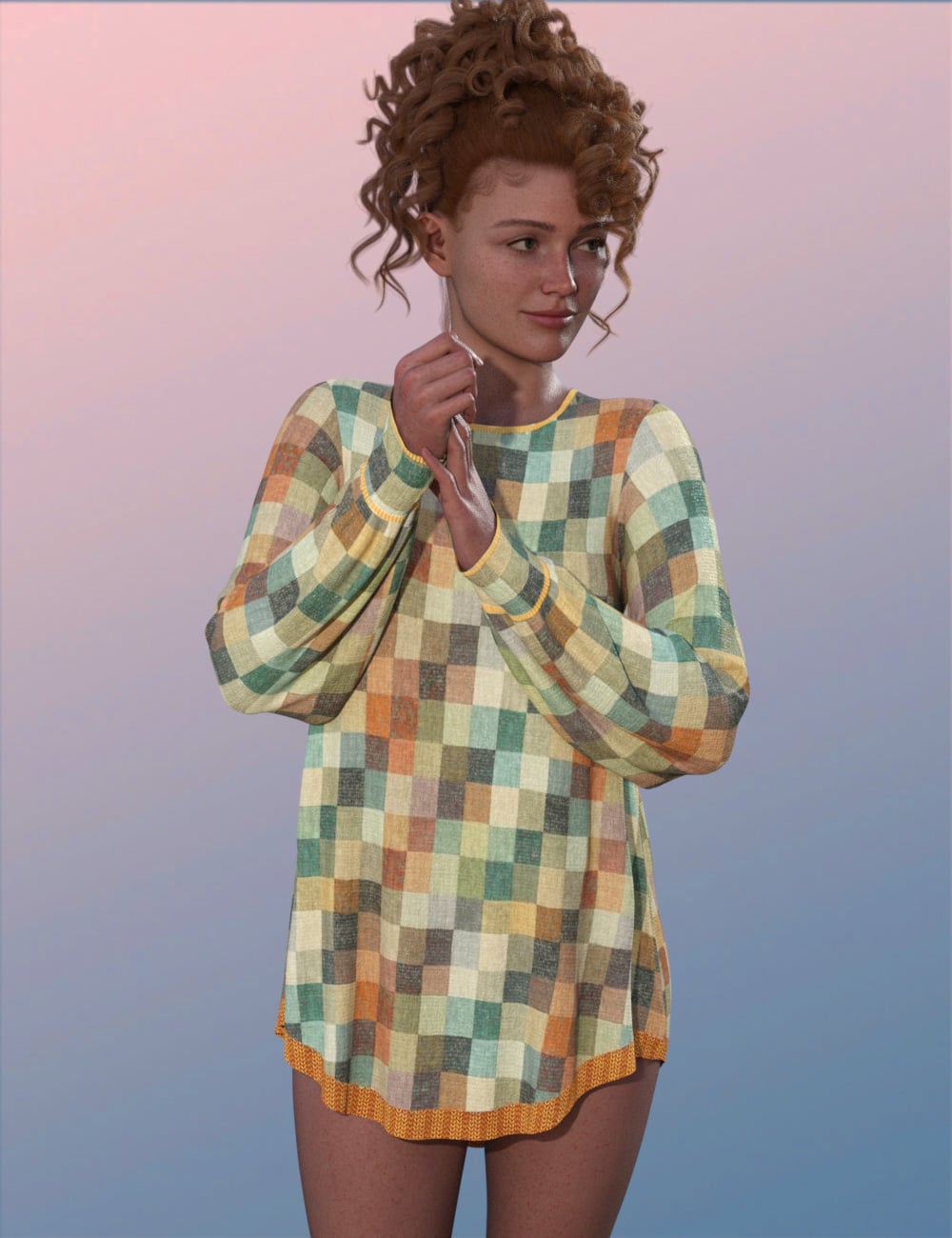 SIC dForce Jilly Sweater for Genesis 9 | Daz 3D