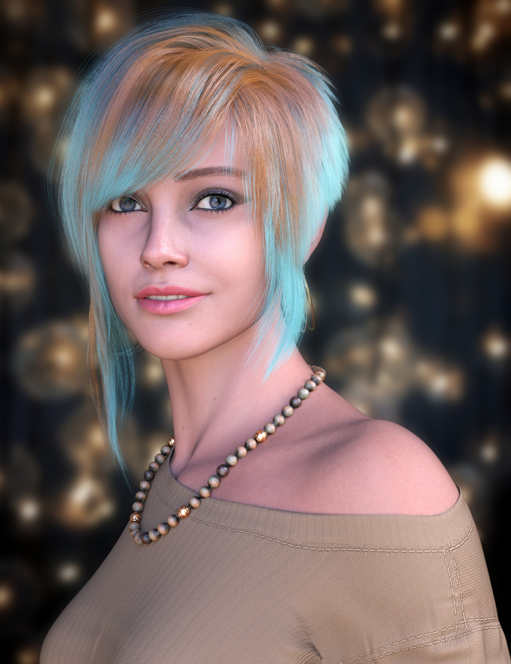 dForce Hadley Hair for Genesis 9 | Daz 3D