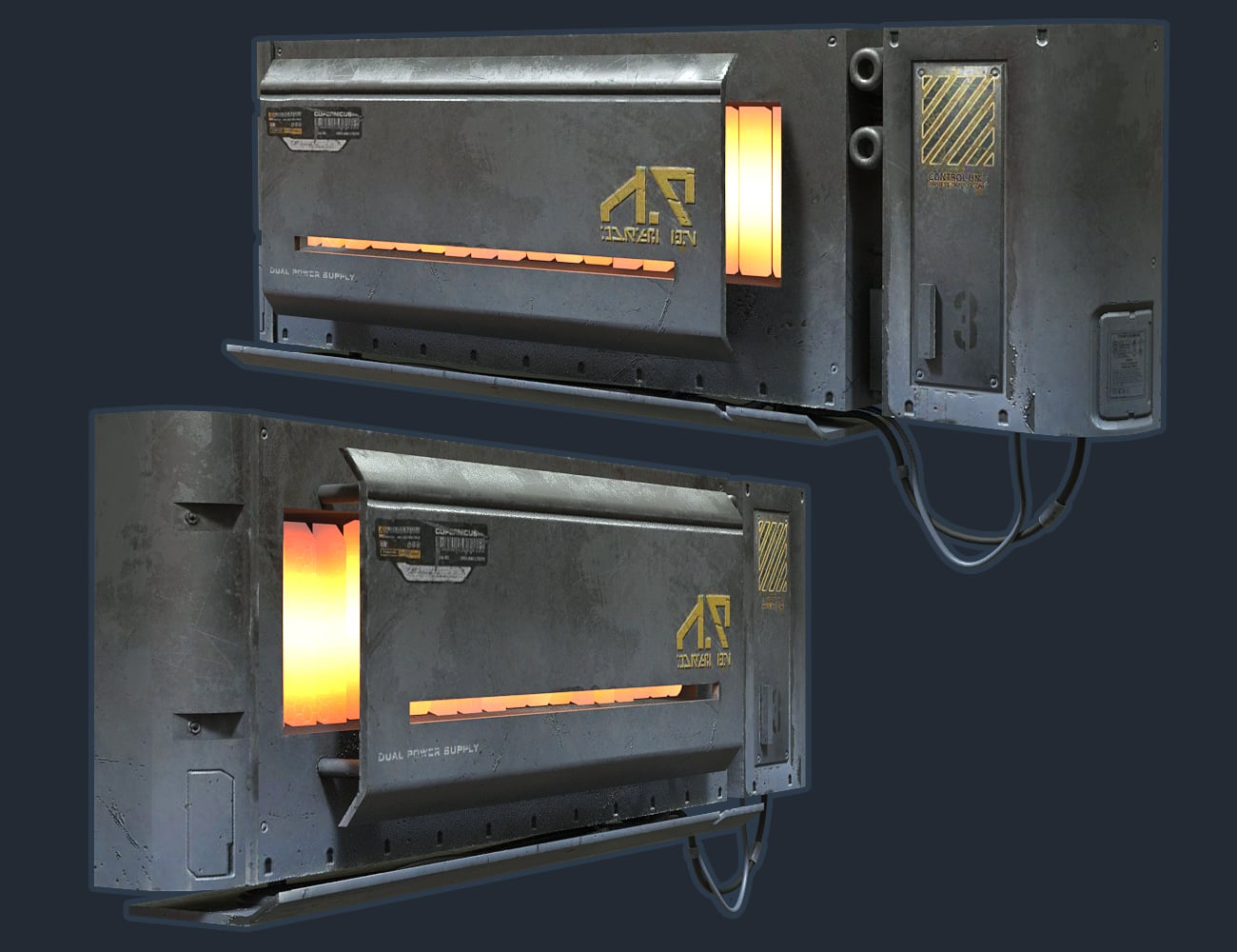 SciFi Wall Props | Daz 3D