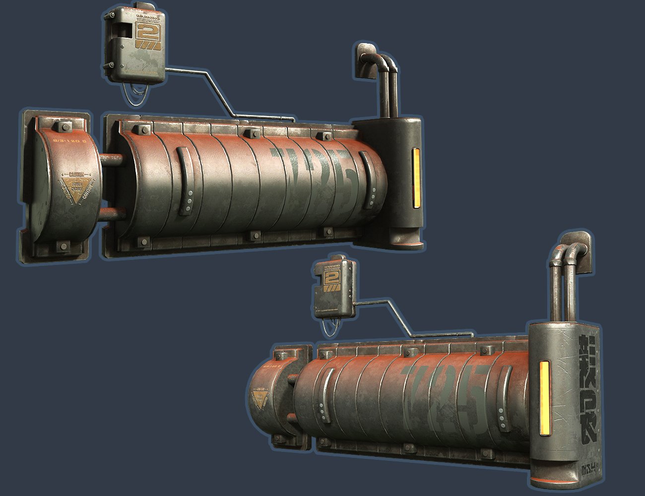 SciFi Wall Props | Daz 3D