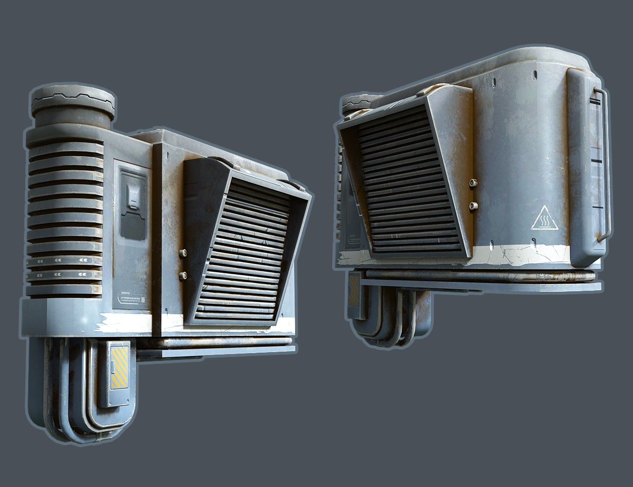 SciFi Wall Props | Daz 3D