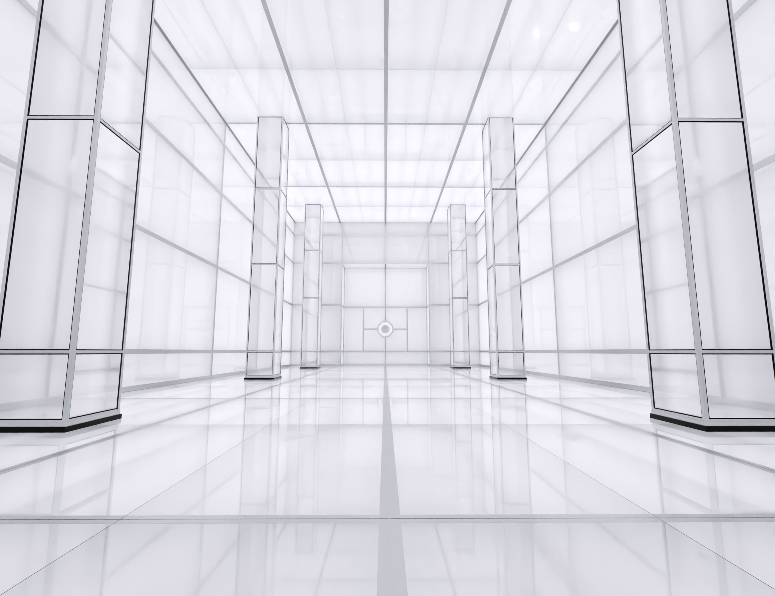 HT White Hall Corridor The Hive | Daz 3D