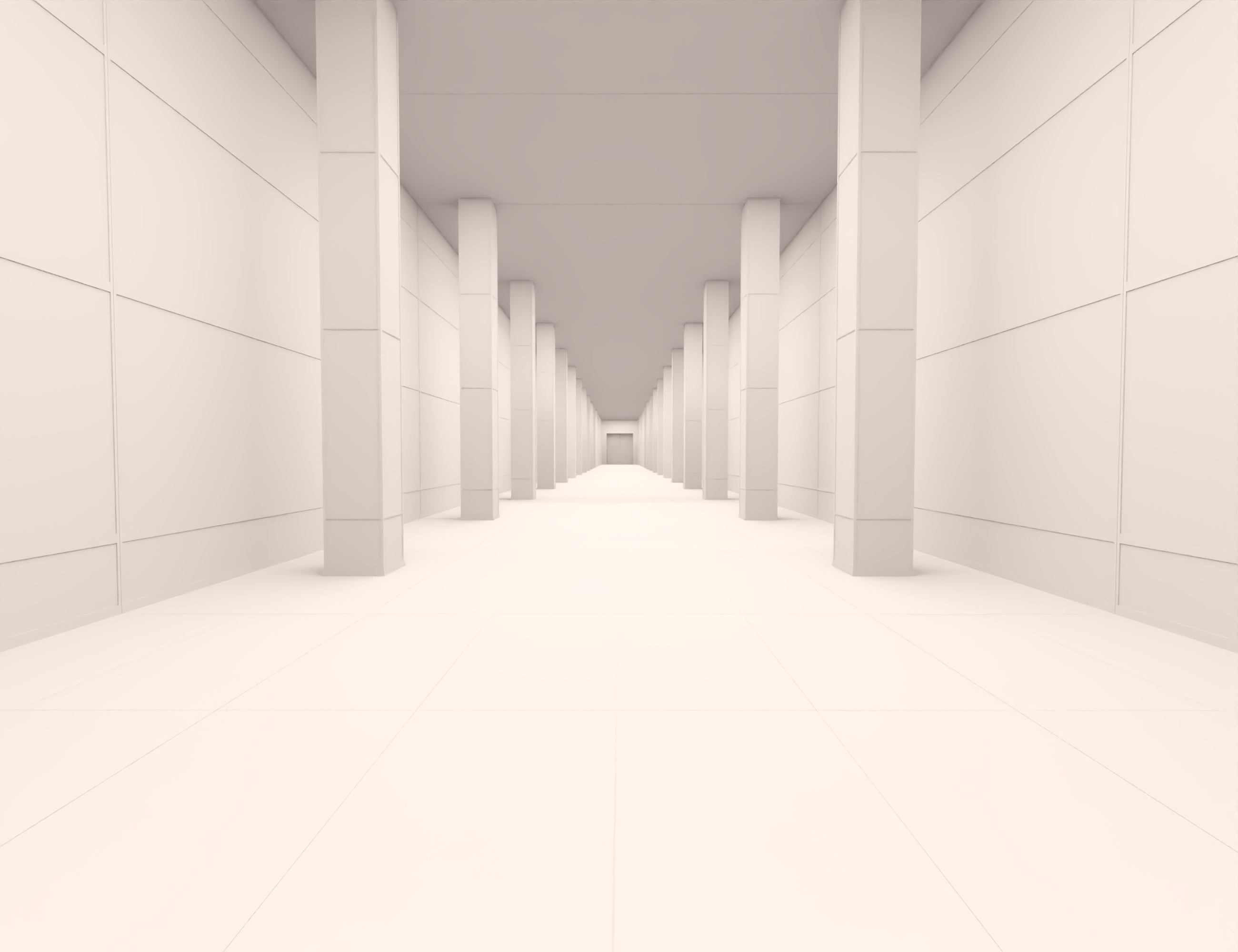 HT White Hall Corridor The Hive | Daz 3D