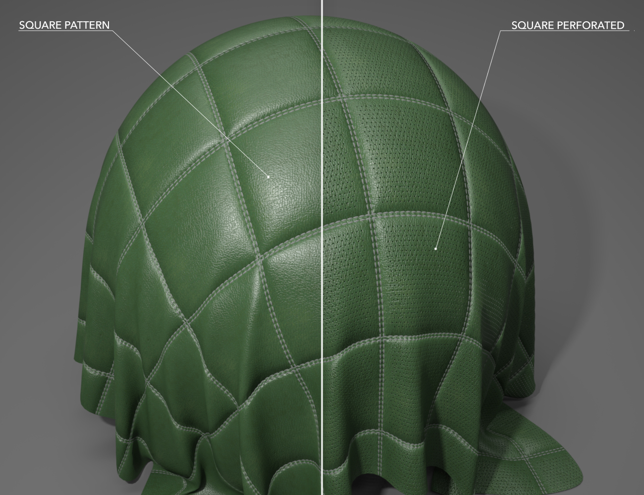 Quilt Leather - Iray Shaders | Daz 3D