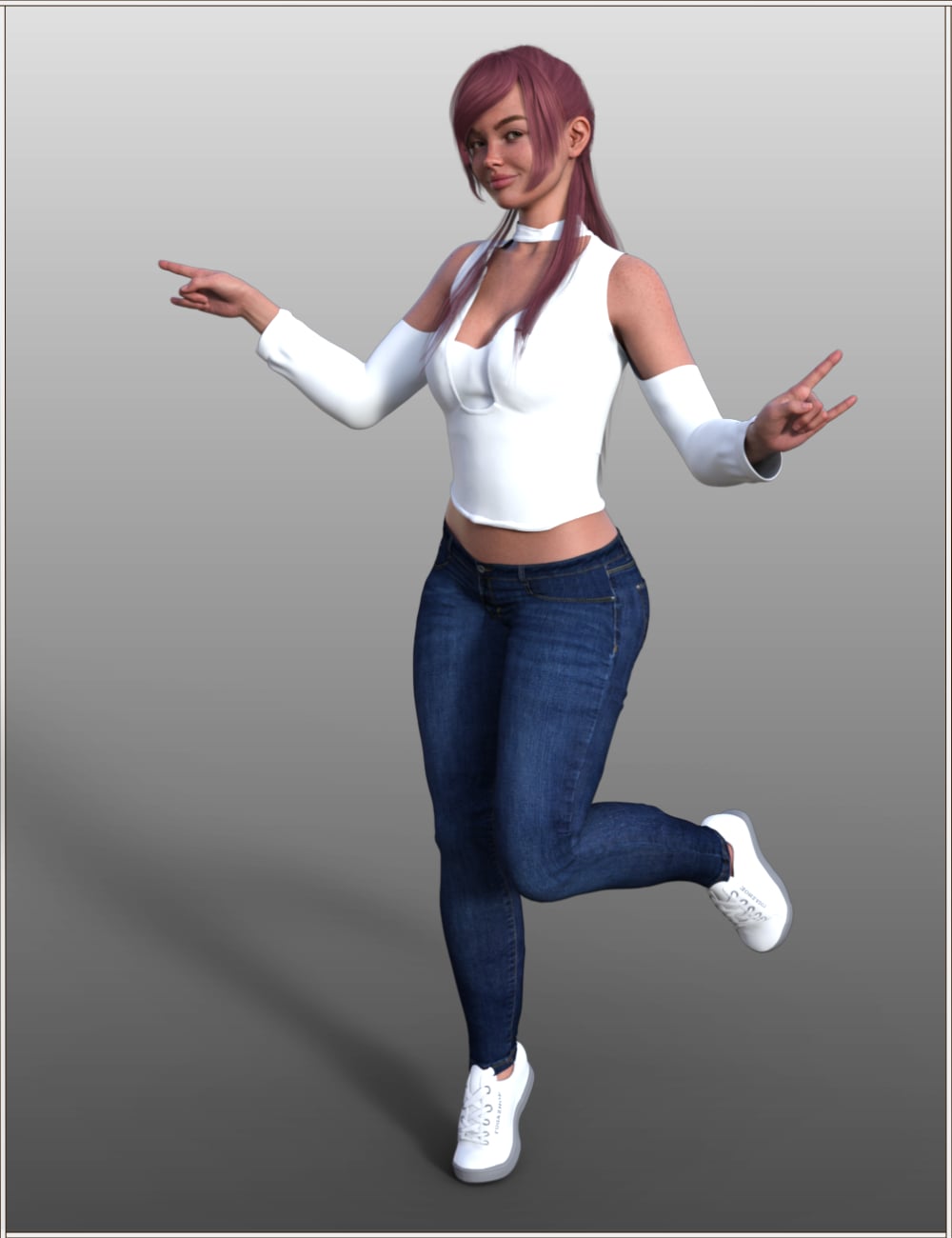 FG Japanese Girl Poses | Daz 3D