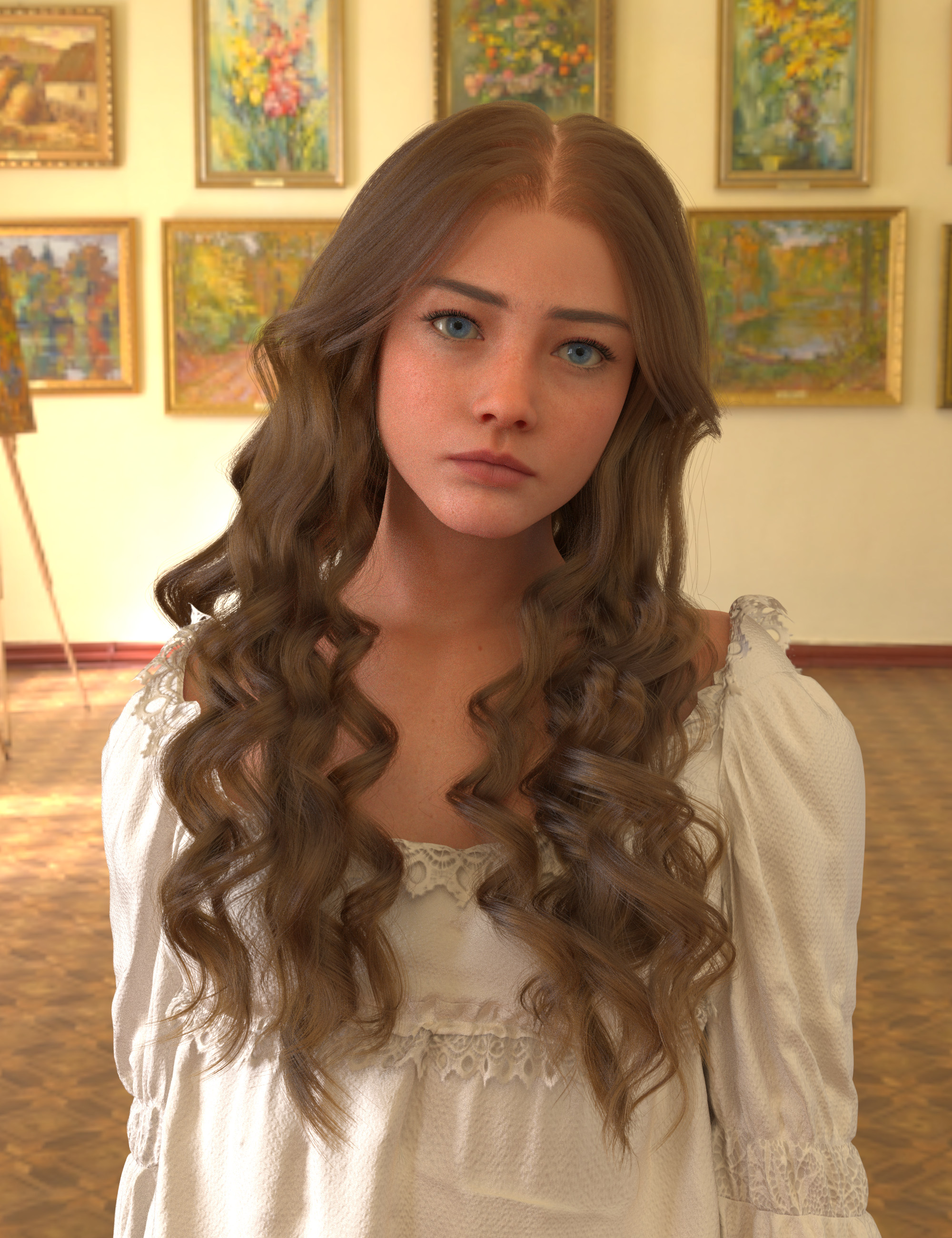 Wooden Elf Hair for Genesis 9 | Daz 3D