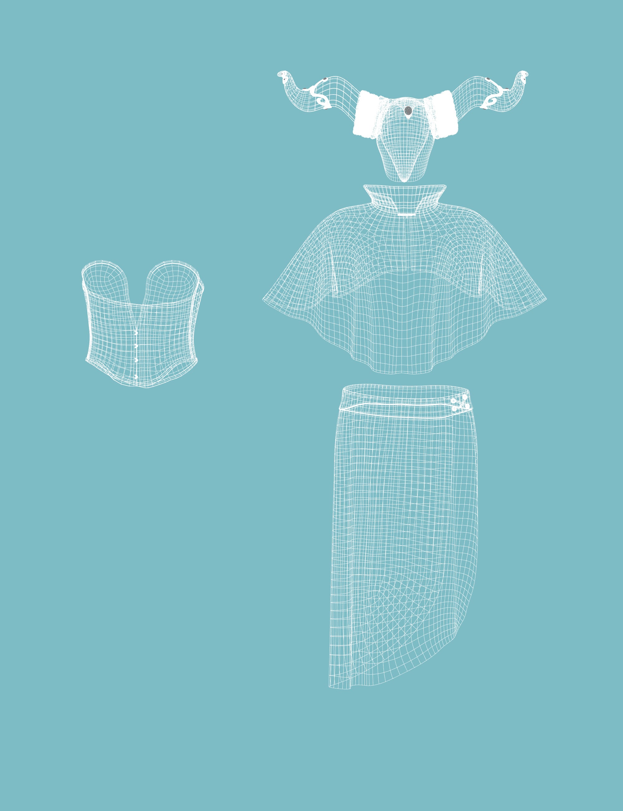 dForce Ash Queen Outfit for Genesis 9 | Daz 3D