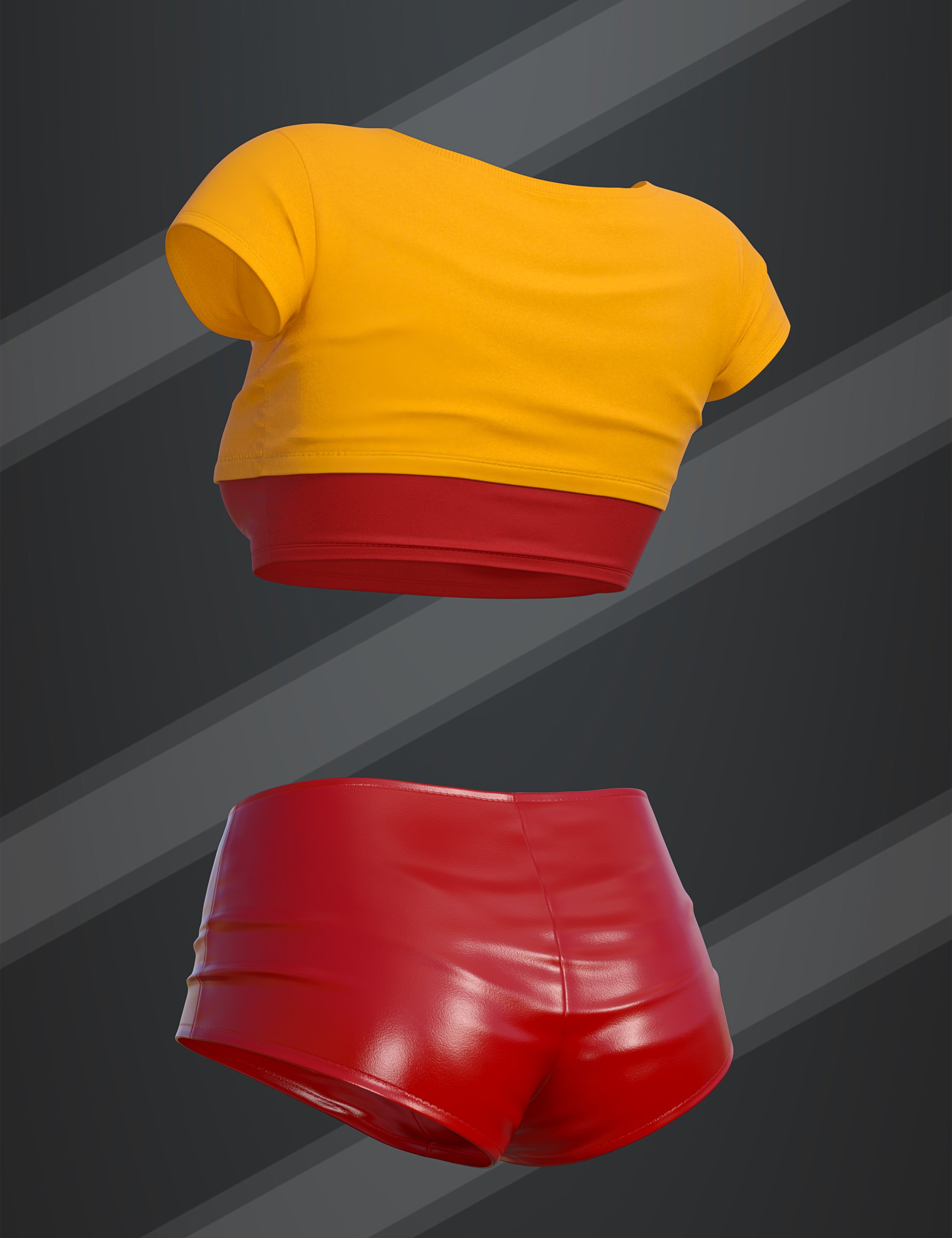 dForce SU Cool Suit for Genesis 9, 8.1, and 8 Female | Daz 3D