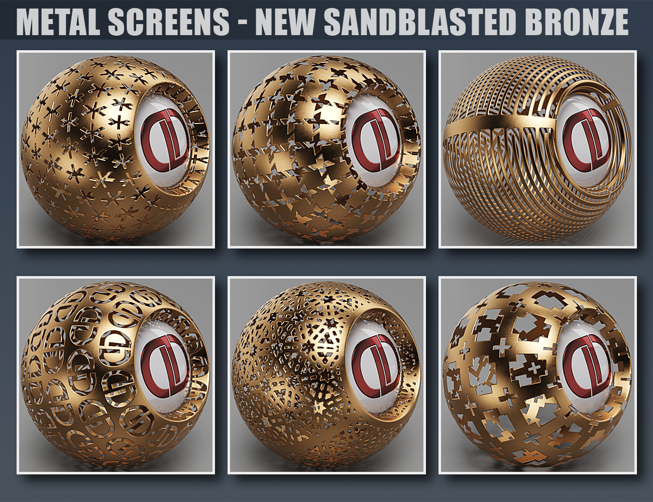 DD PBR Metal Screen Shaders for Iray | Daz 3D