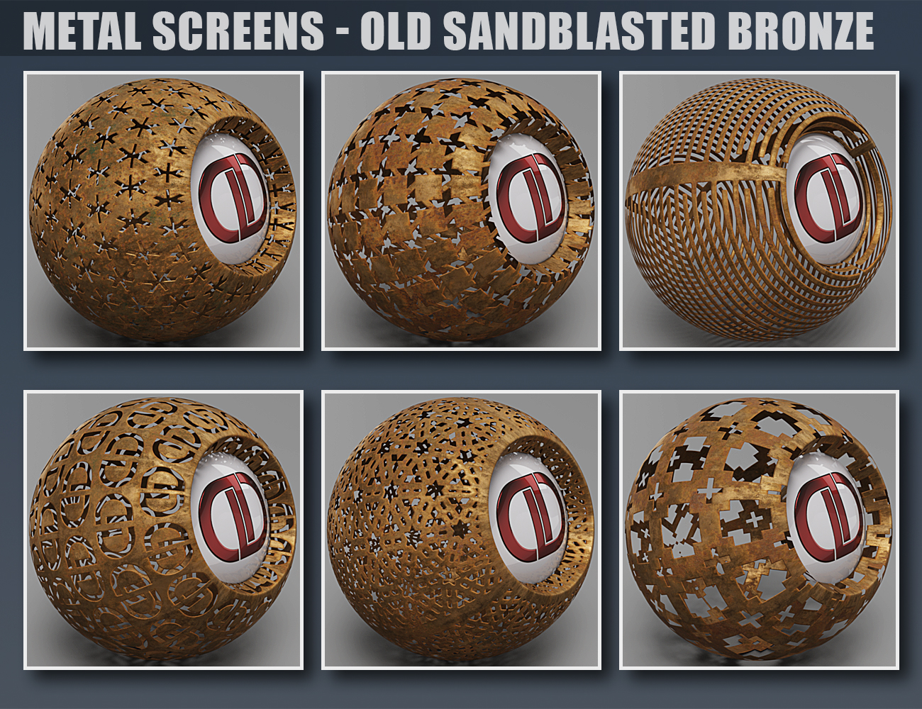 DD PBR Metal Screen Shaders for Iray | Daz 3D