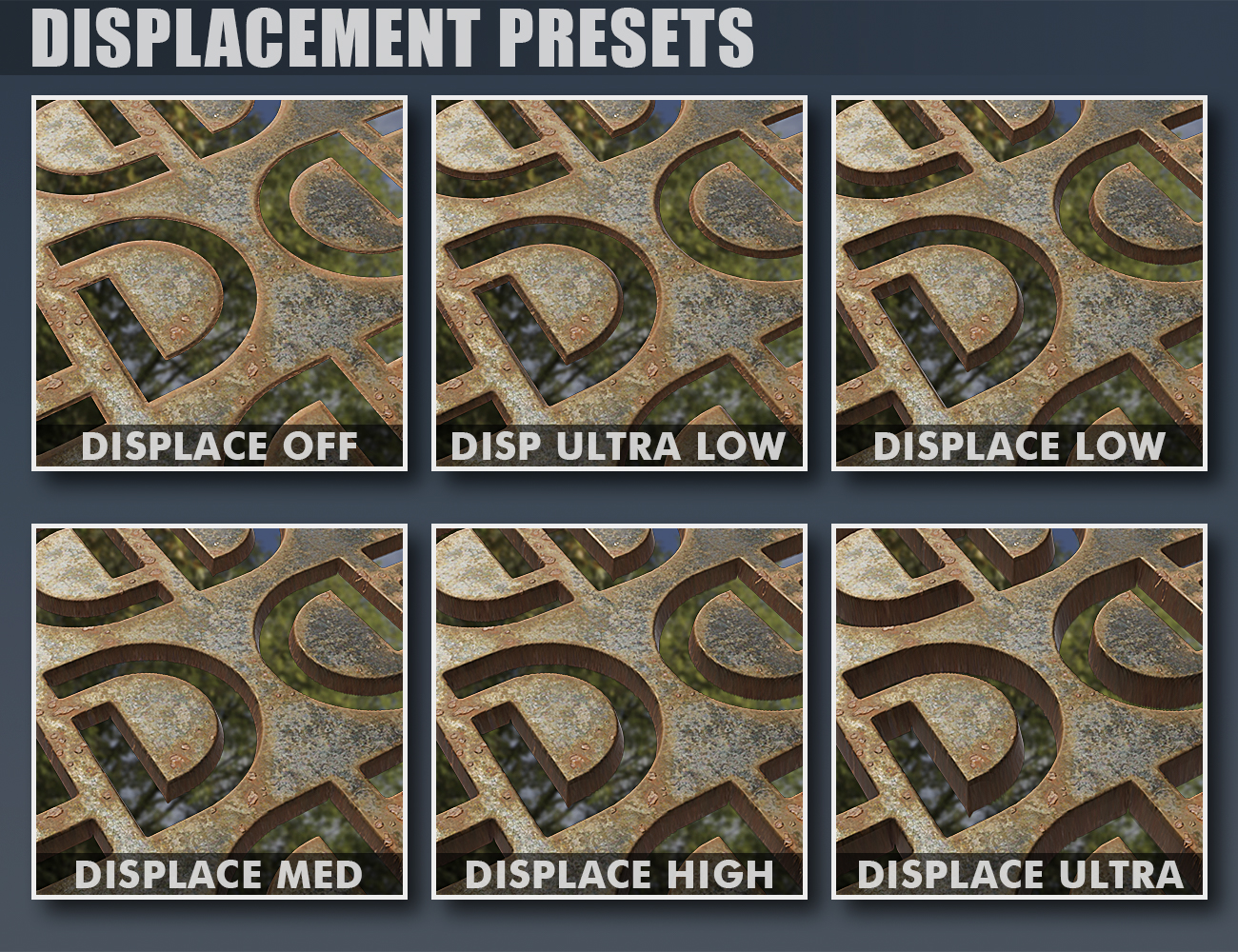 DD PBR Metal Screen Shaders for Iray | Daz 3D