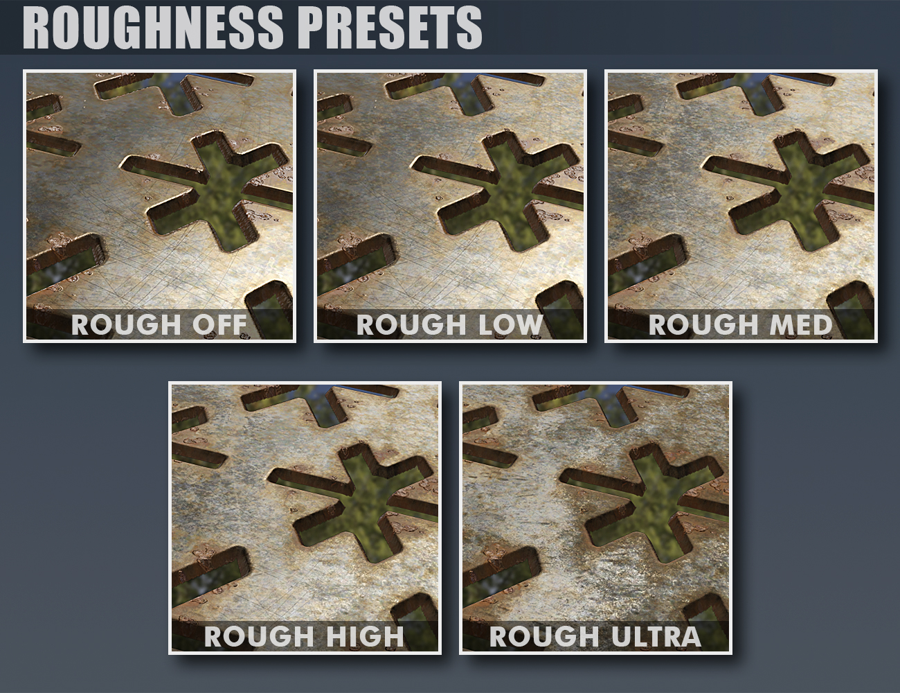 DD PBR Metal Screen Shaders for Iray | Daz 3D