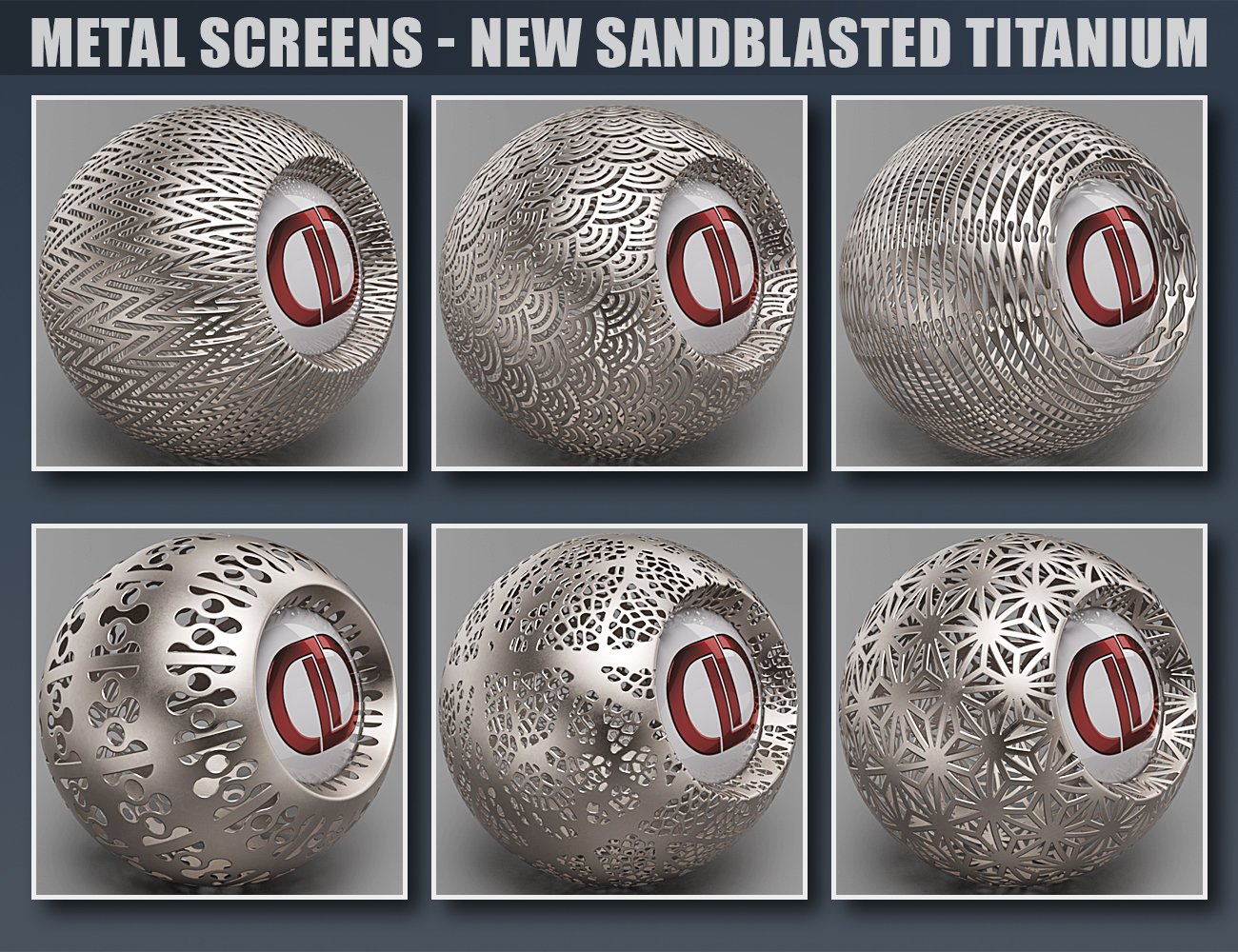 DD PBR Metal Screen Shaders for Iray Vol 2 | Daz 3D