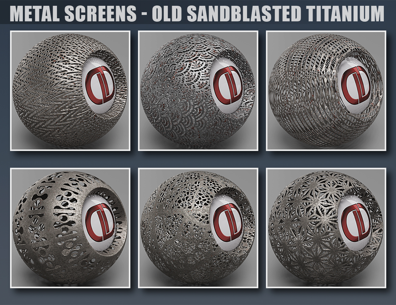DD PBR Metal Screen Shaders for Iray Vol 2 | Daz 3D
