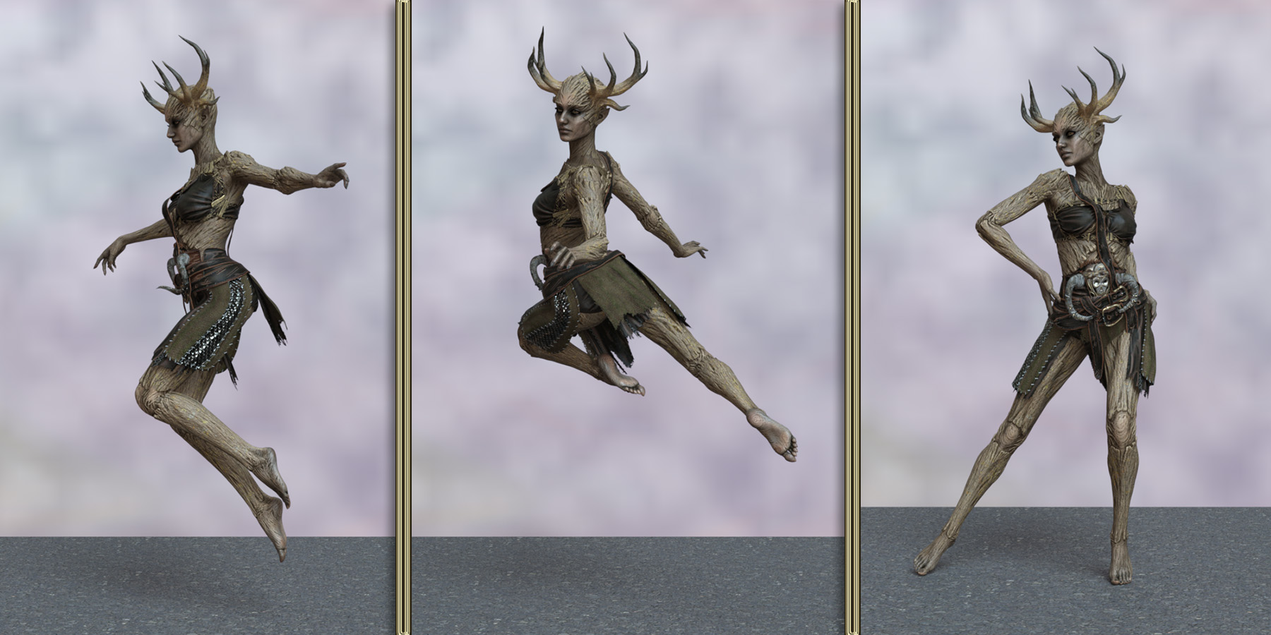 Dryad Field Poses for Sylvia 9 Dryad | Daz 3D