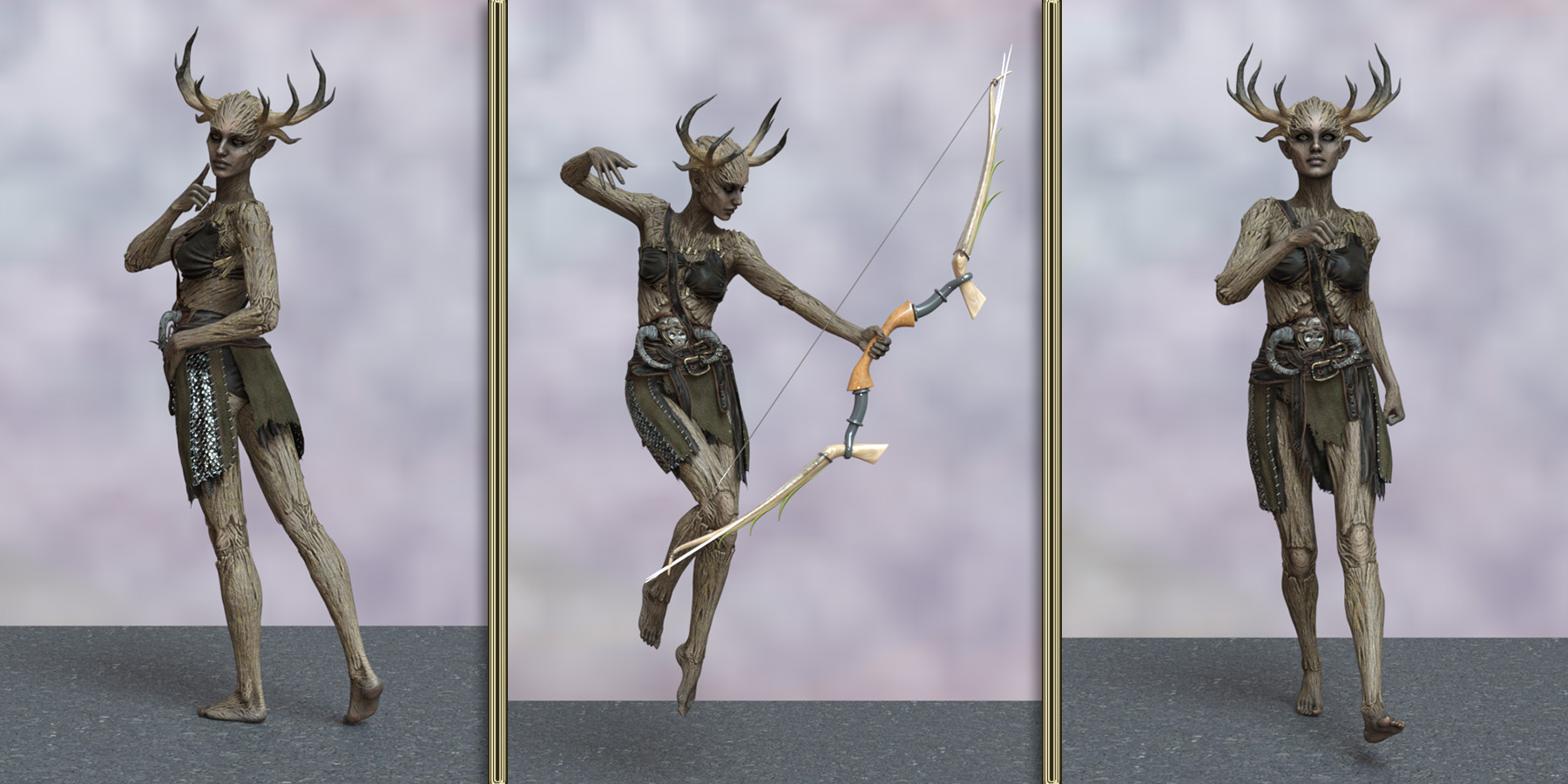 Dryad Field Poses for Sylvia 9 Dryad | Daz 3D