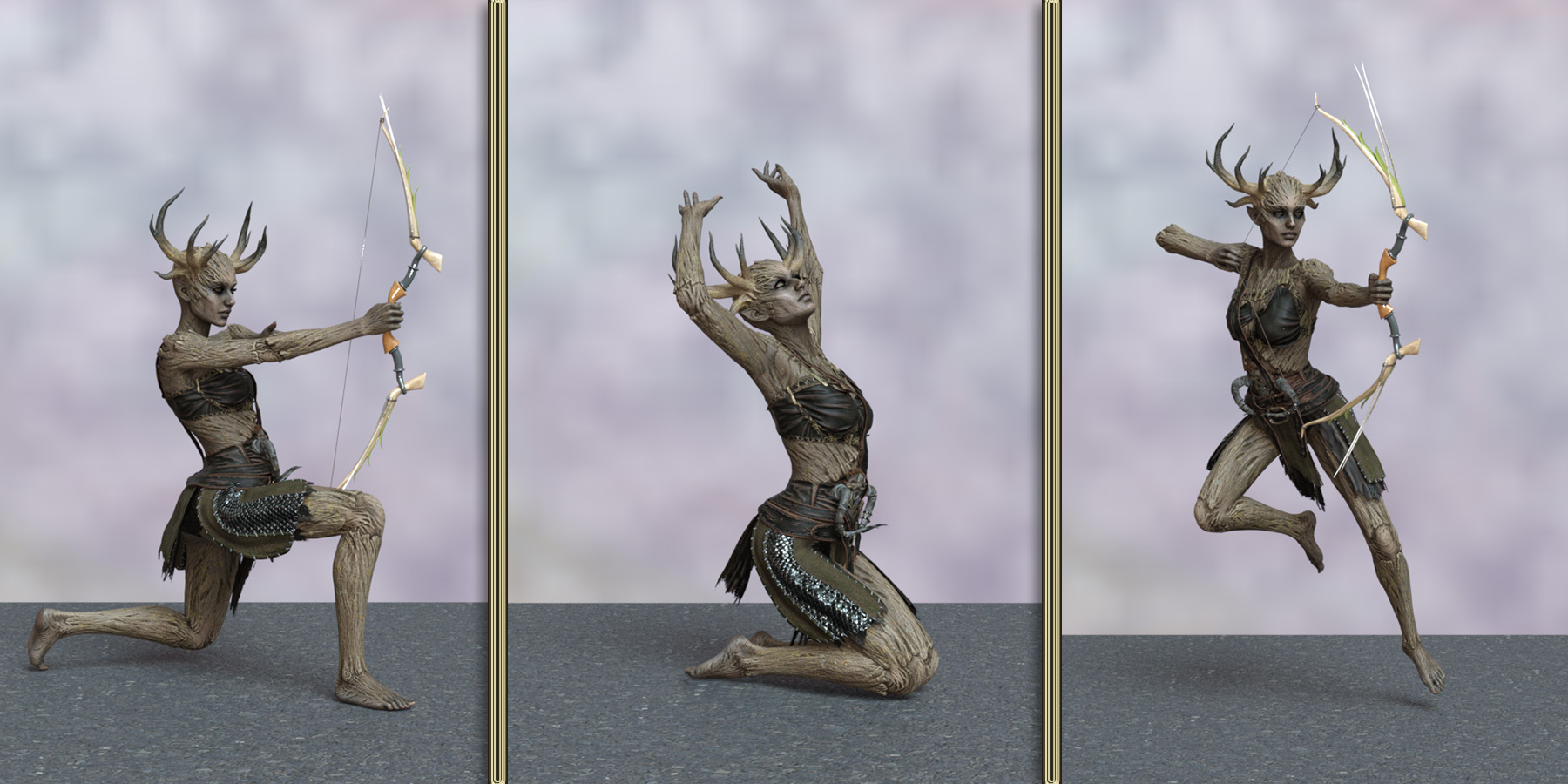 Dryad Field Poses for Sylvia 9 Dryad | Daz 3D