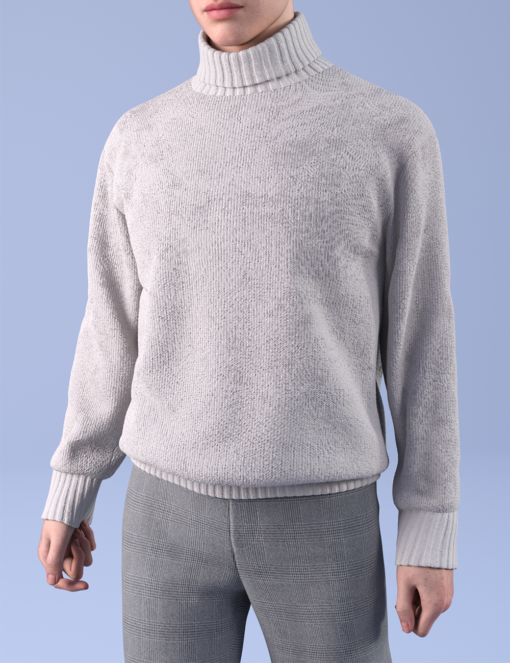dForce HnC24 Turtleneck Sweater outfits for Genesis 9 | Daz 3D