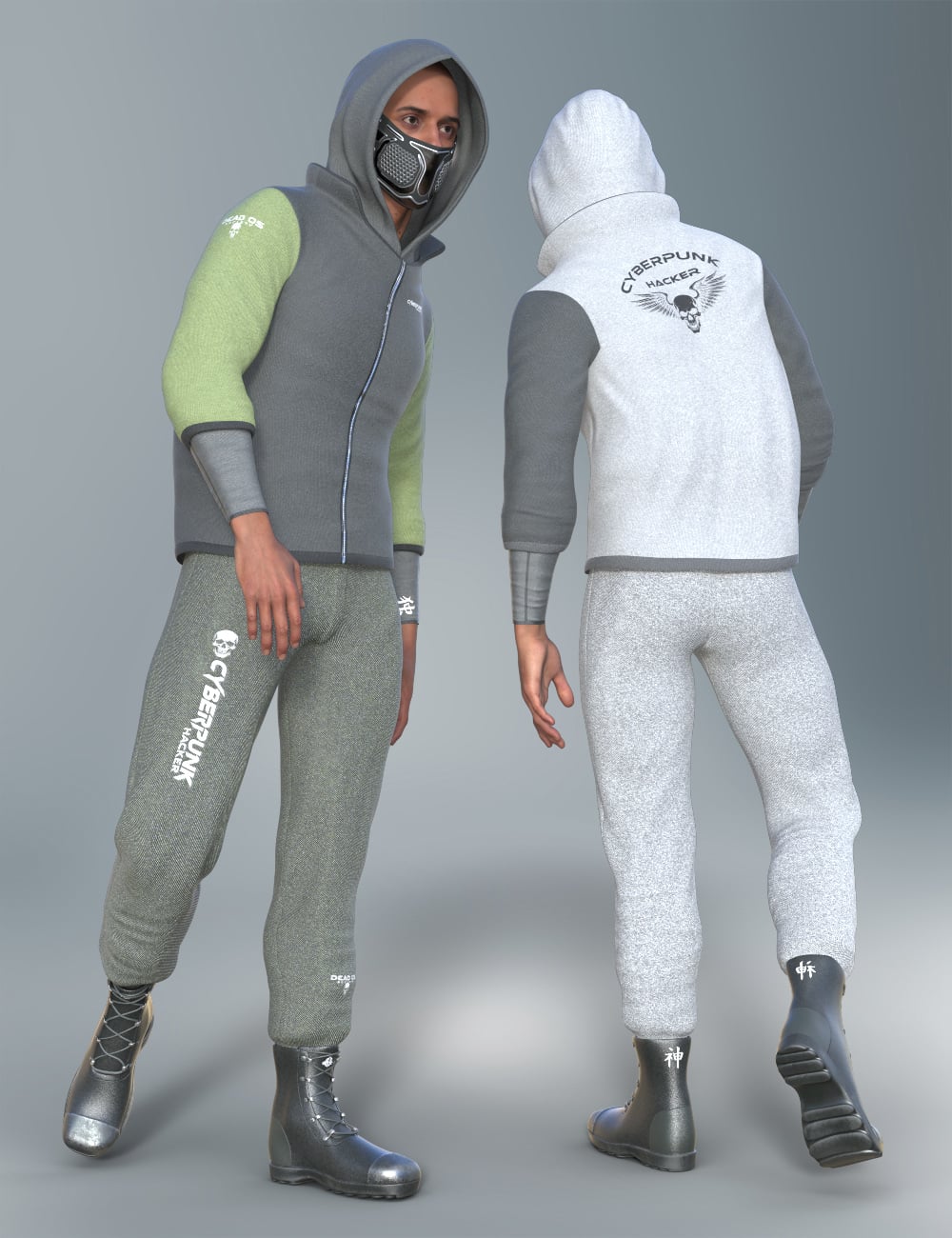 Cyberpunk Hacker for Geneis 9 | Daz 3D