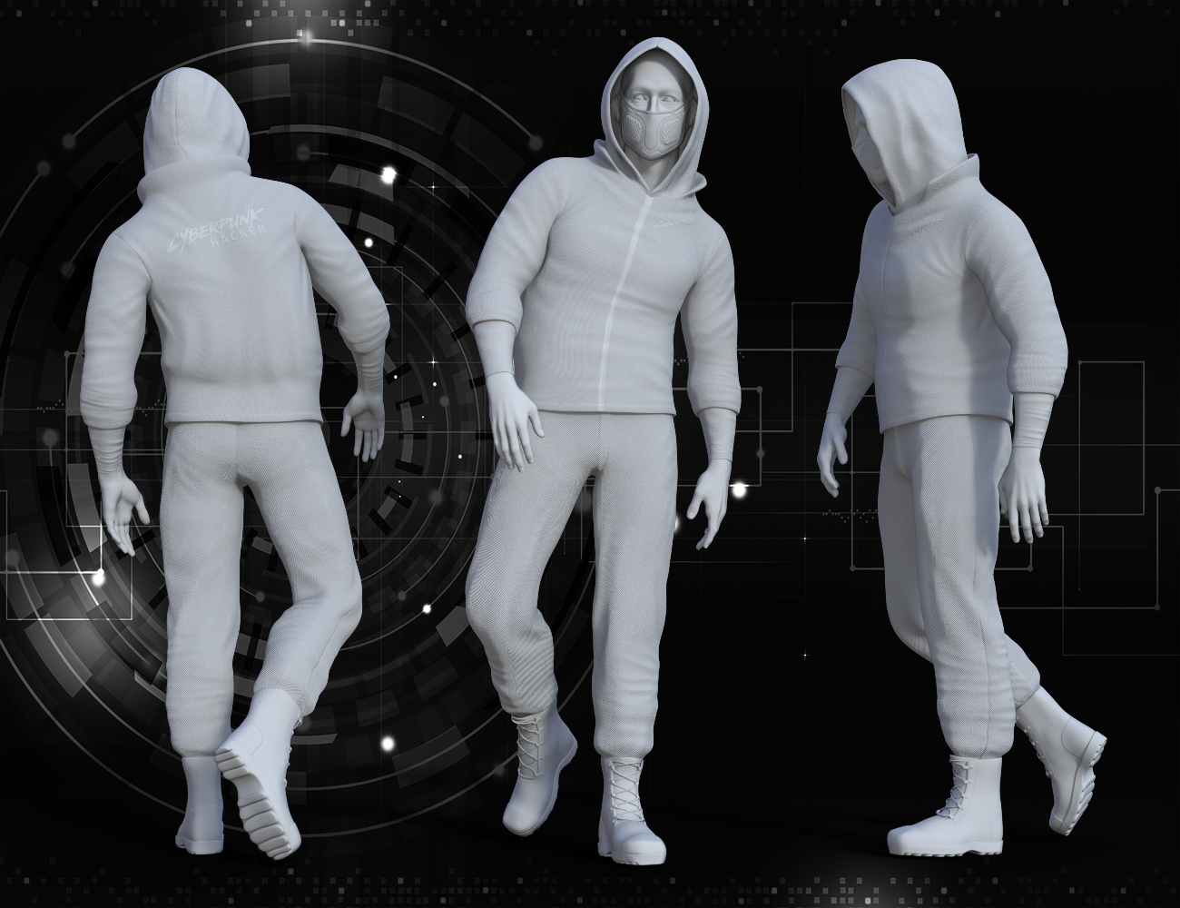 Cyberpunk Hacker for Geneis 9 | Daz 3D