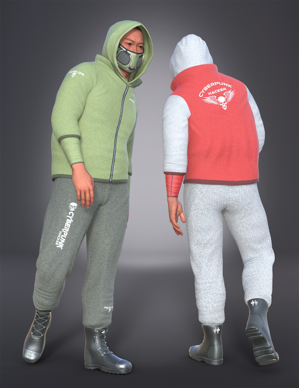 Cyberpunk Hacker for Geneis 9 | Daz 3D