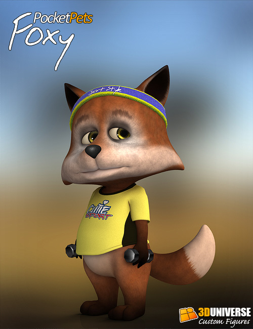 Pocket Pets Foxy | Daz 3D