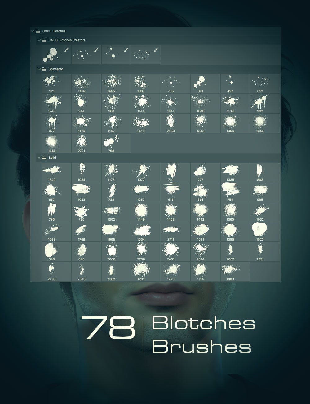GNBD Blotches Props and Brushes | Daz 3D