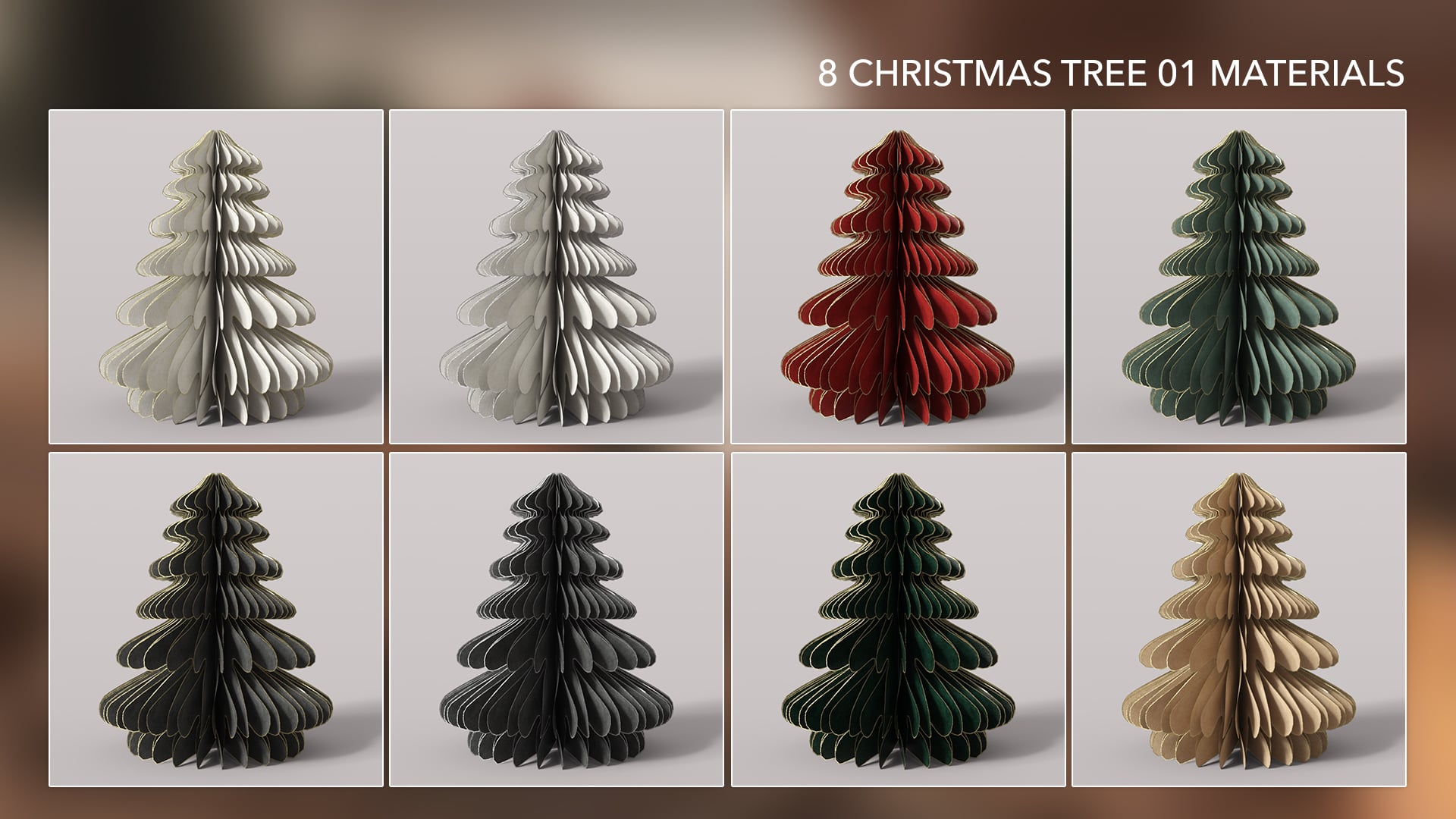 Paper Christmas Props | Daz 3D