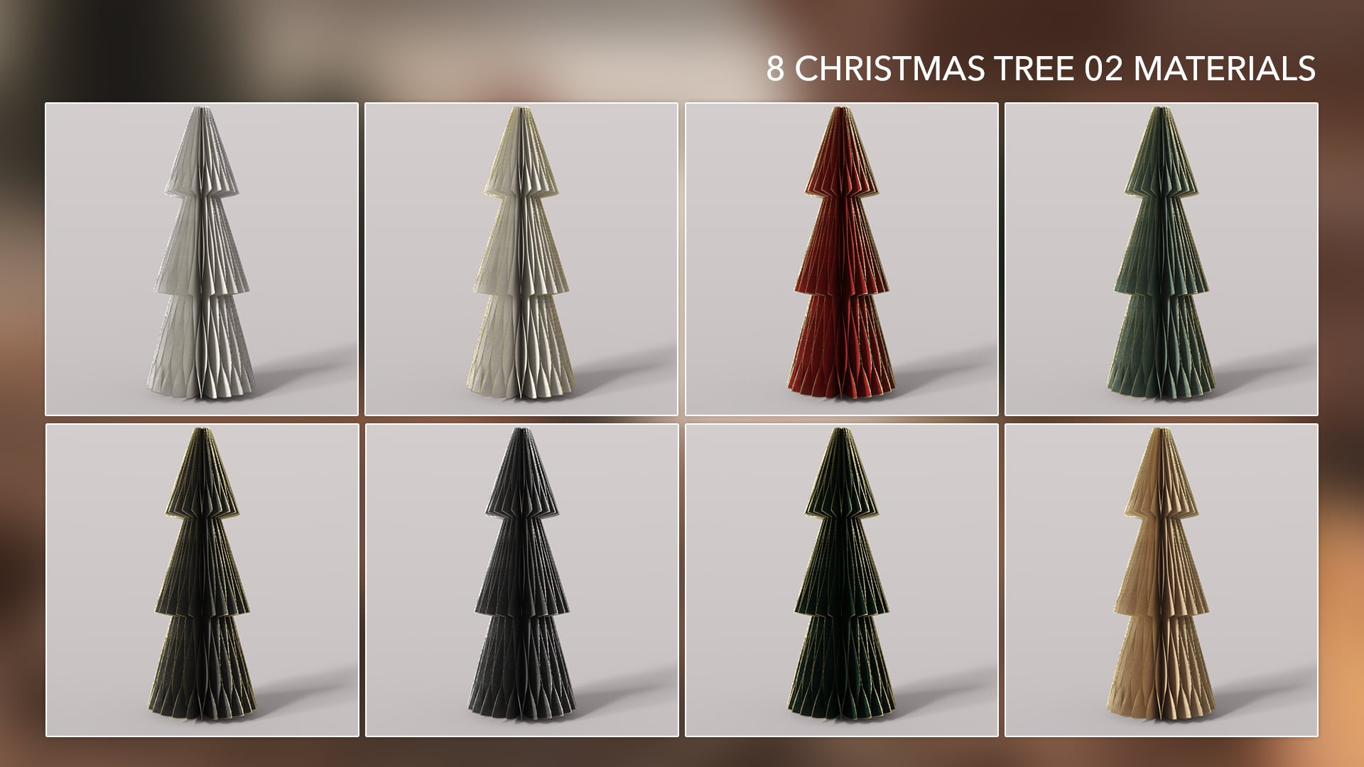 Paper Christmas Props | Daz 3D