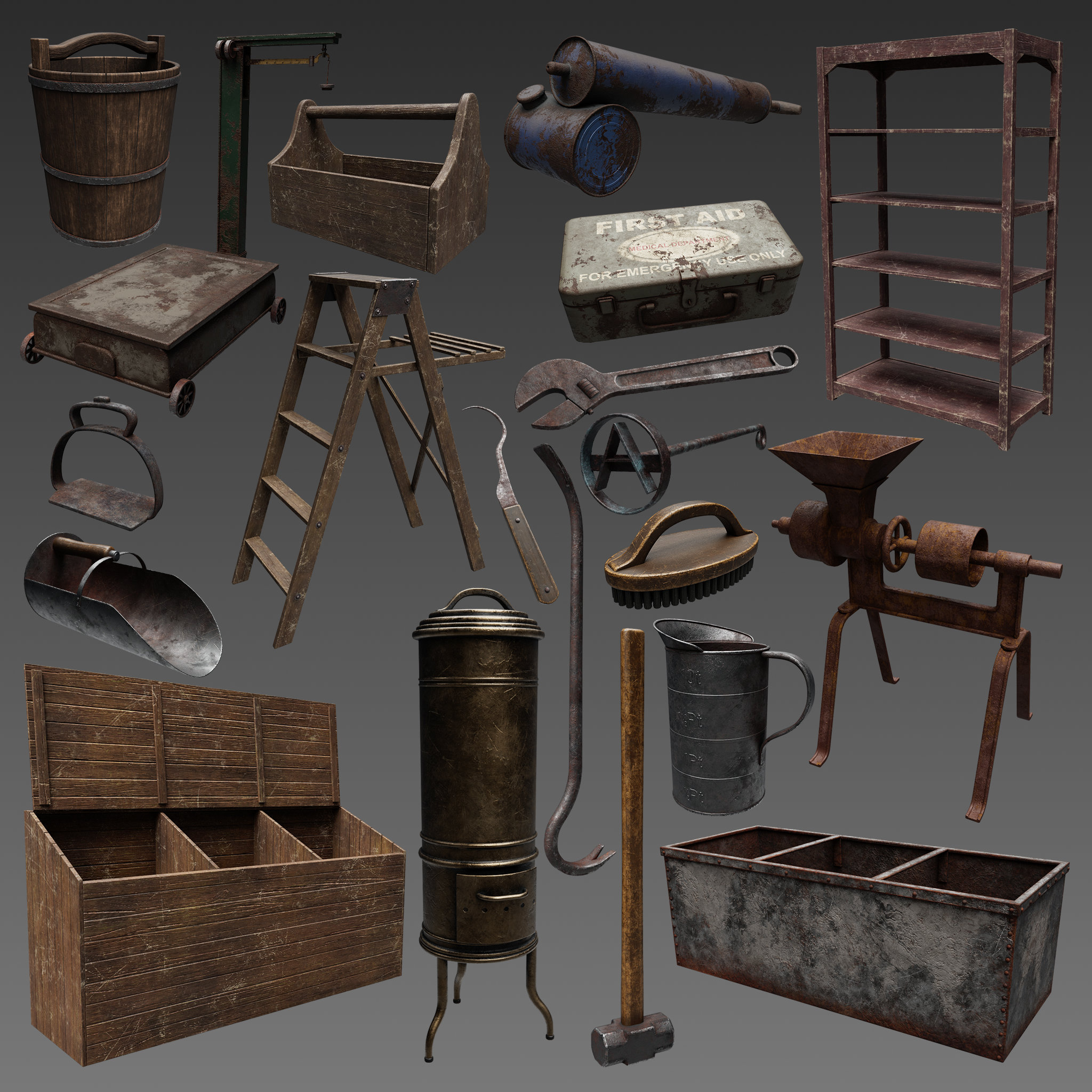 FG Farm Barn Bundle | Daz 3D