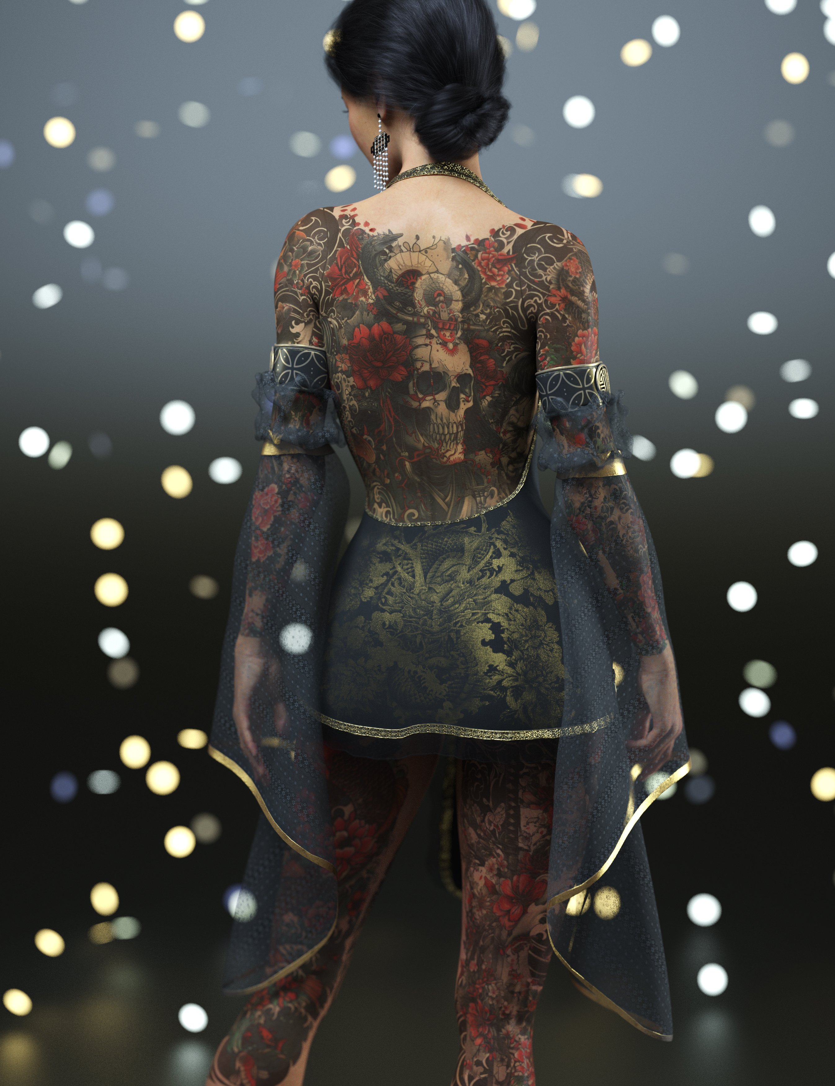 Irezumi Collective Full Body Tattoos for Genesis 9 | Daz 3D