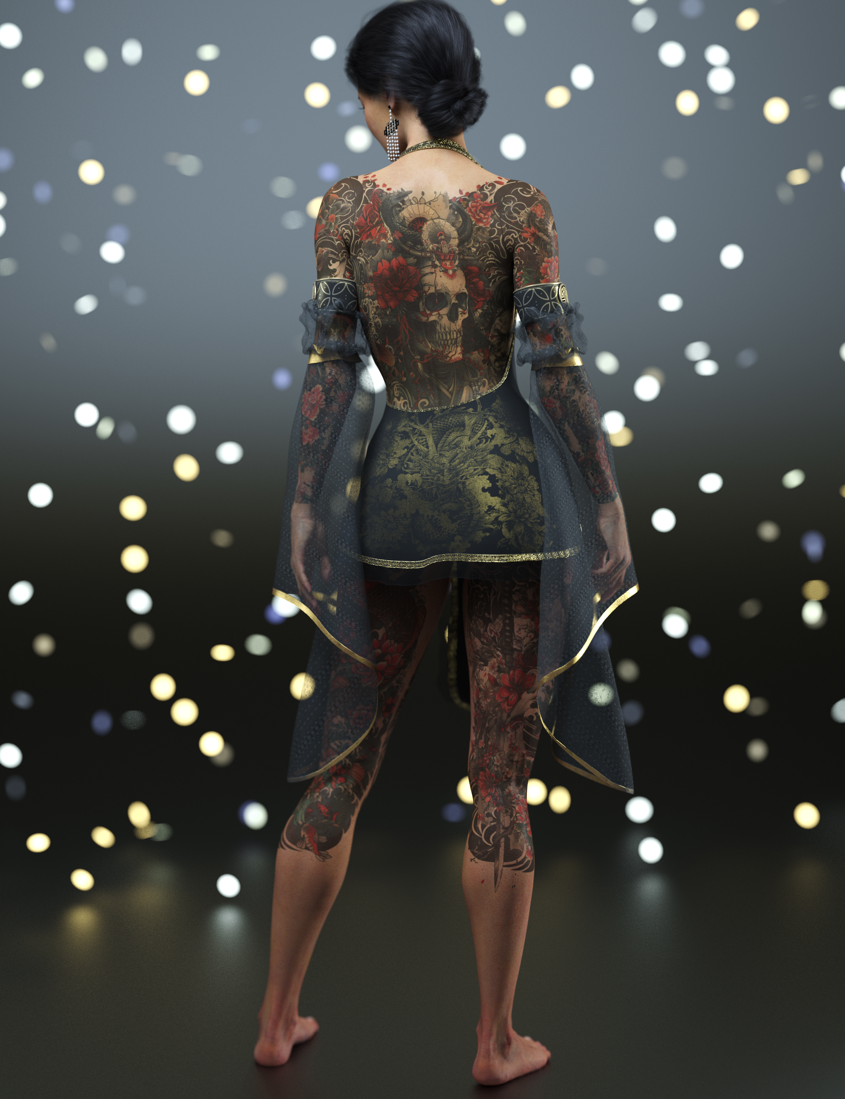 Irezumi Collective Full Body Tattoos for Genesis 9 | Daz 3D