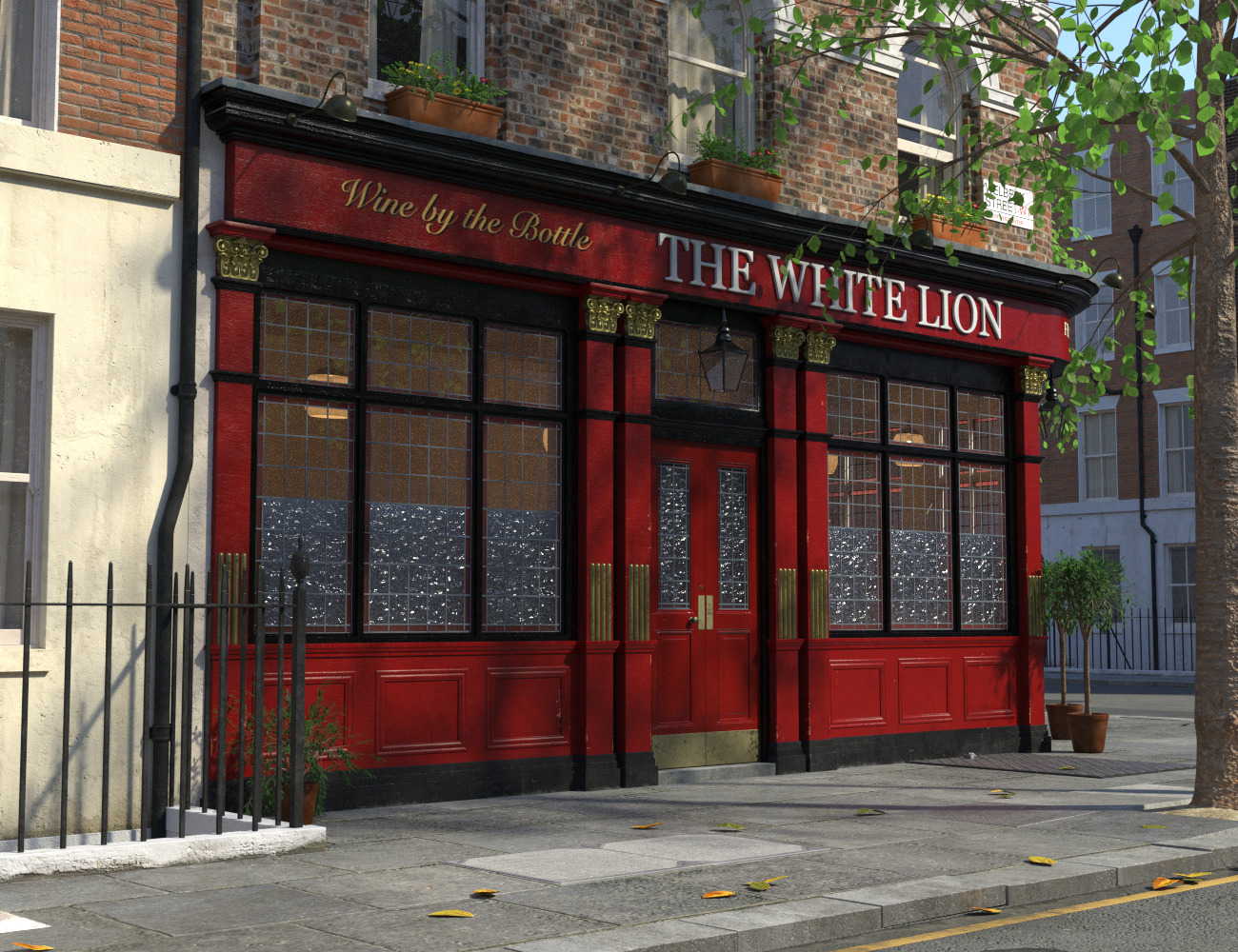 The White Lion London Pub | Daz 3D