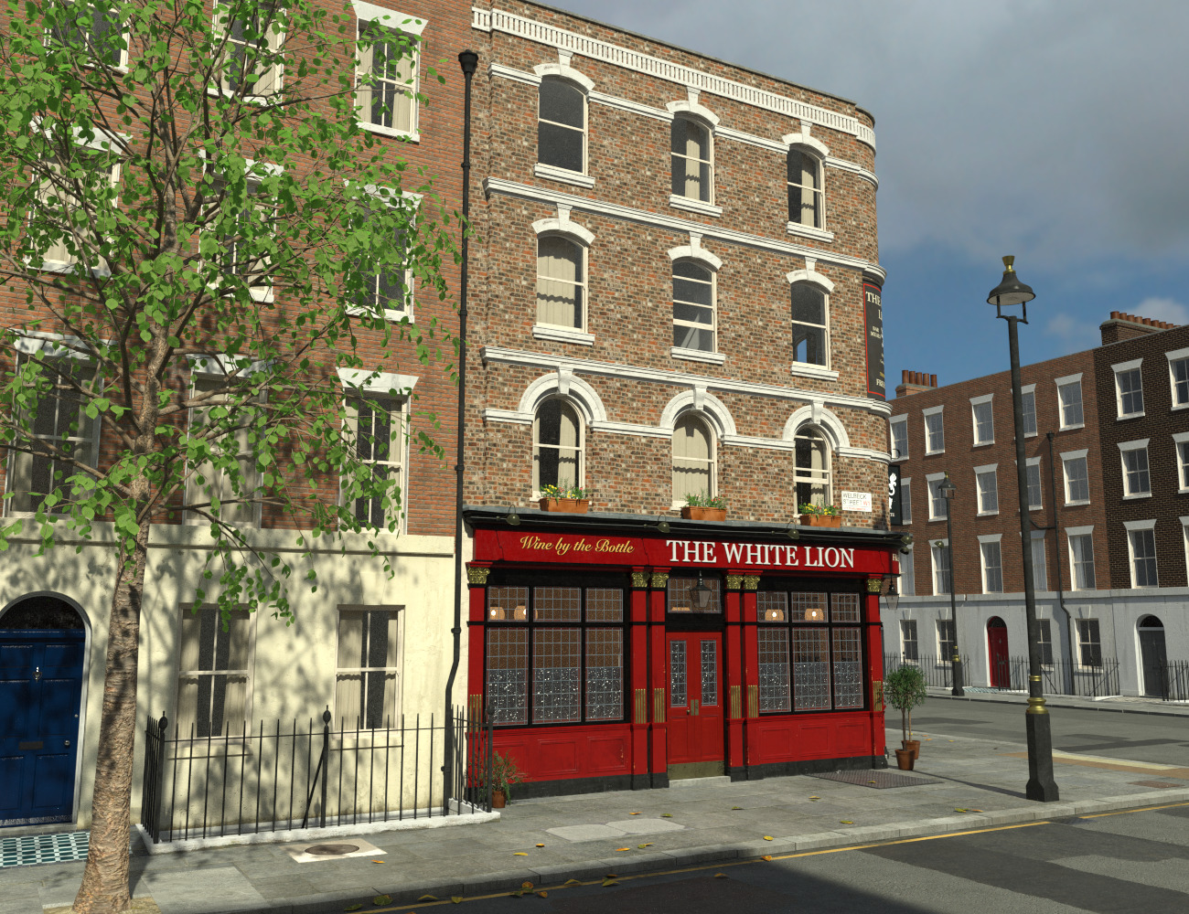 The White Lion London Pub | Daz 3D