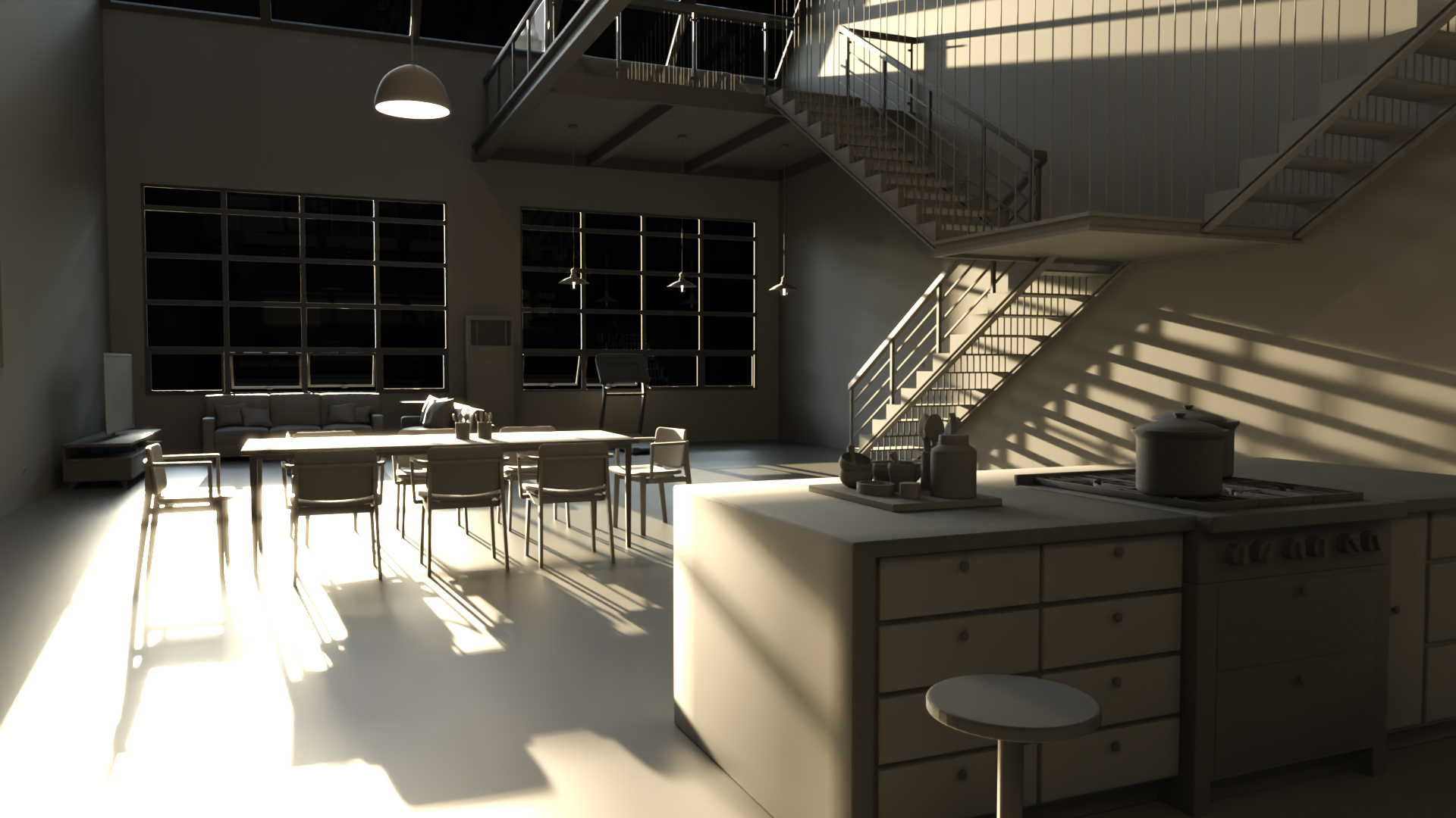 Urban Comfy House | Daz 3D