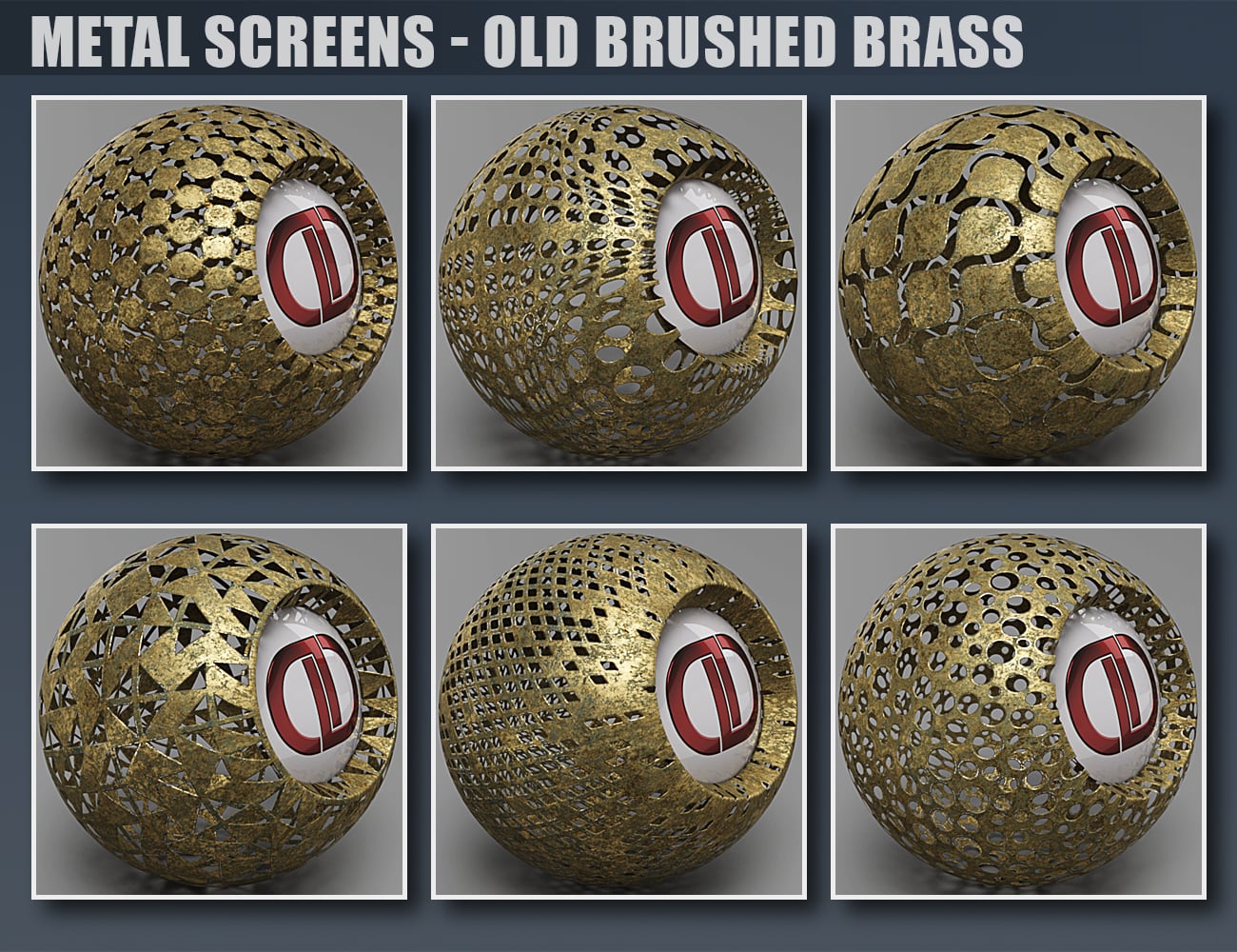 DD PBR Metal Screen Shaders for Iray Vol 3 | Daz 3D