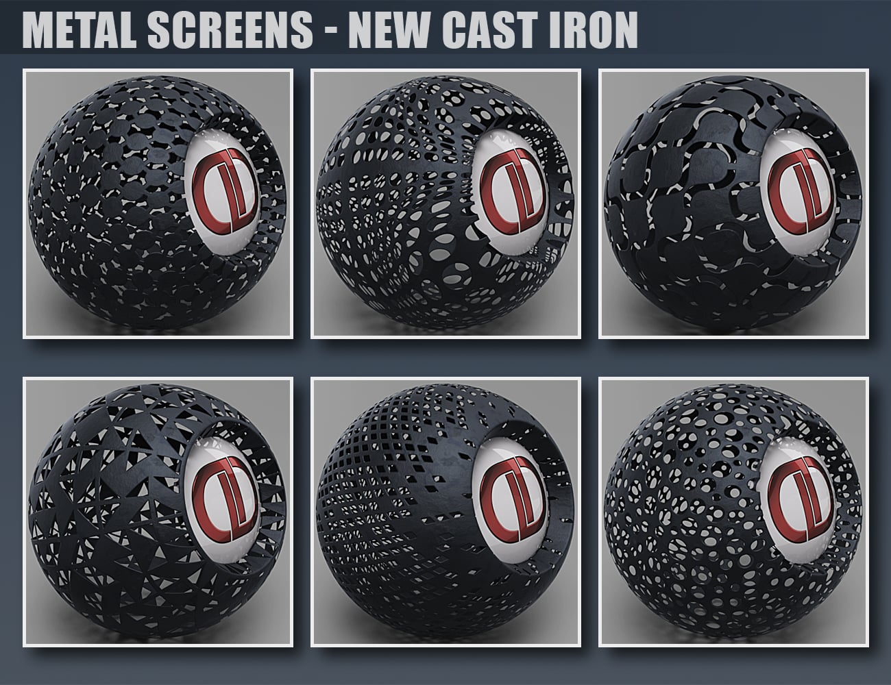 DD PBR Metal Screen Shaders for Iray Vol 3 | Daz 3D