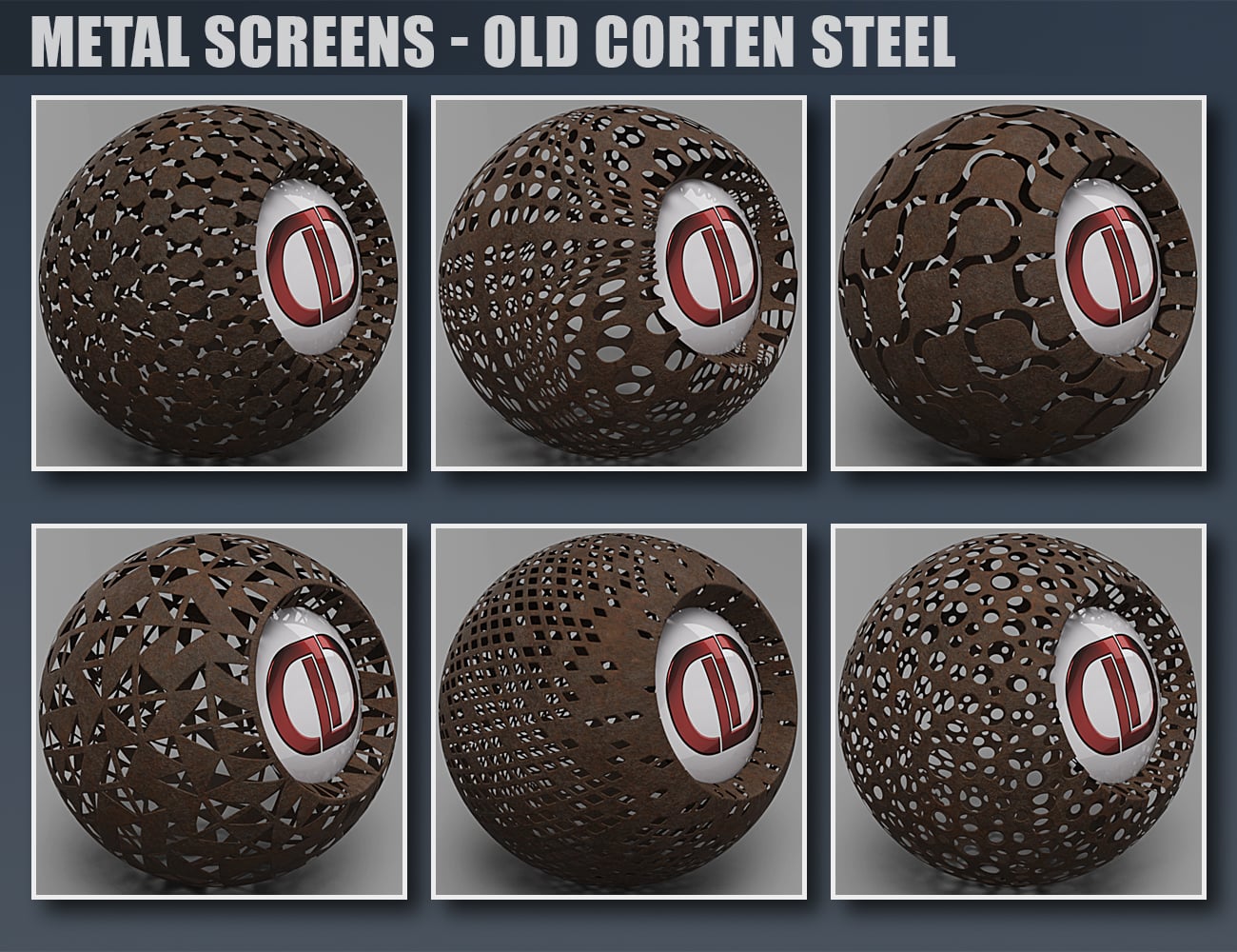 DD PBR Metal Screen Shaders for Iray Vol 3 | Daz 3D