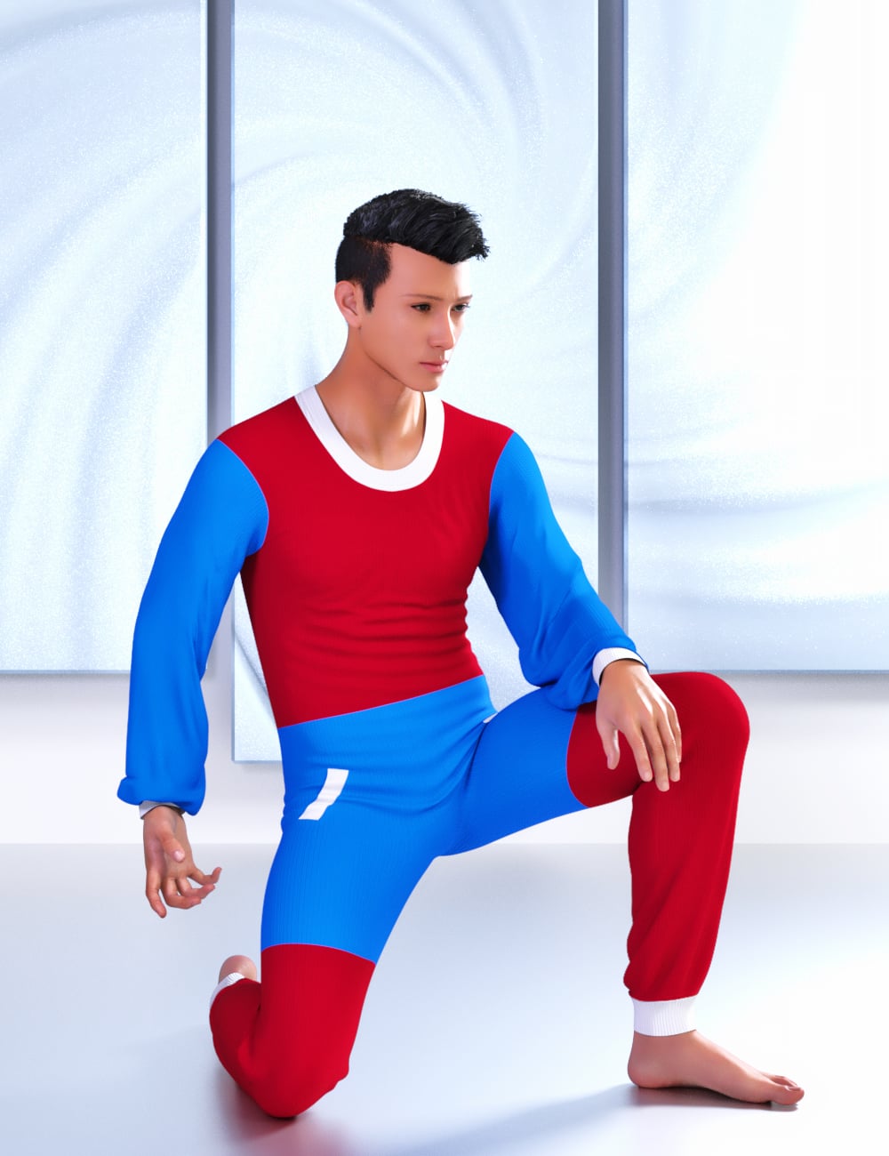 JMR dForce Simon Pajamas for Genesis 9 and 8 Males | Daz 3D