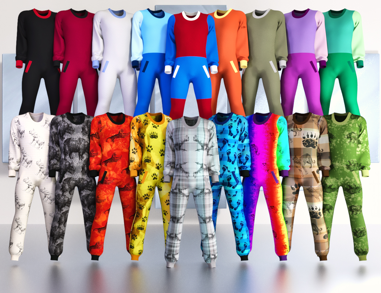 JMR dForce Simon Pajamas for Genesis 9 and 8 Males | Daz 3D