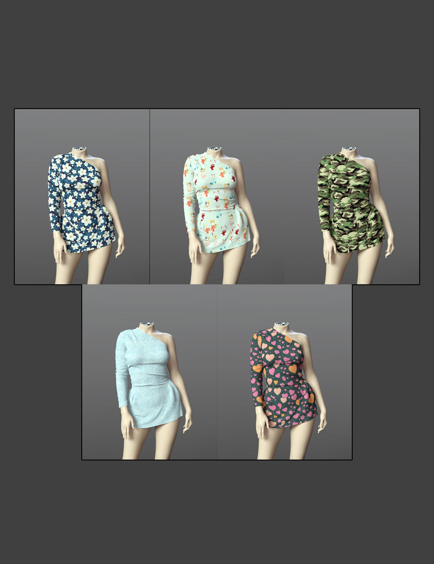 dForce SPR Autumn Dress for Genesis 9 | Daz 3D